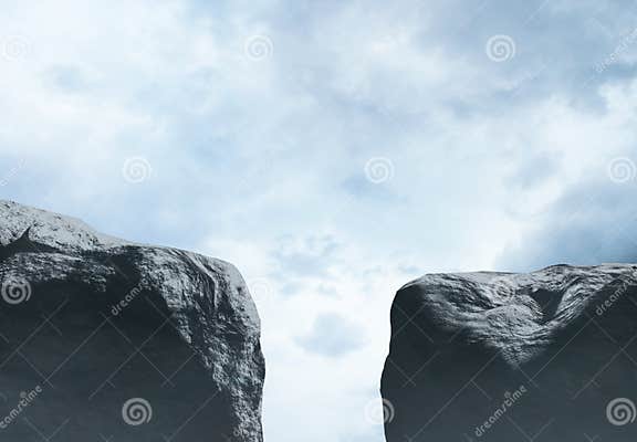 Abismo imagem de stock. Imagem de exterior, rocha, céu - 34193801