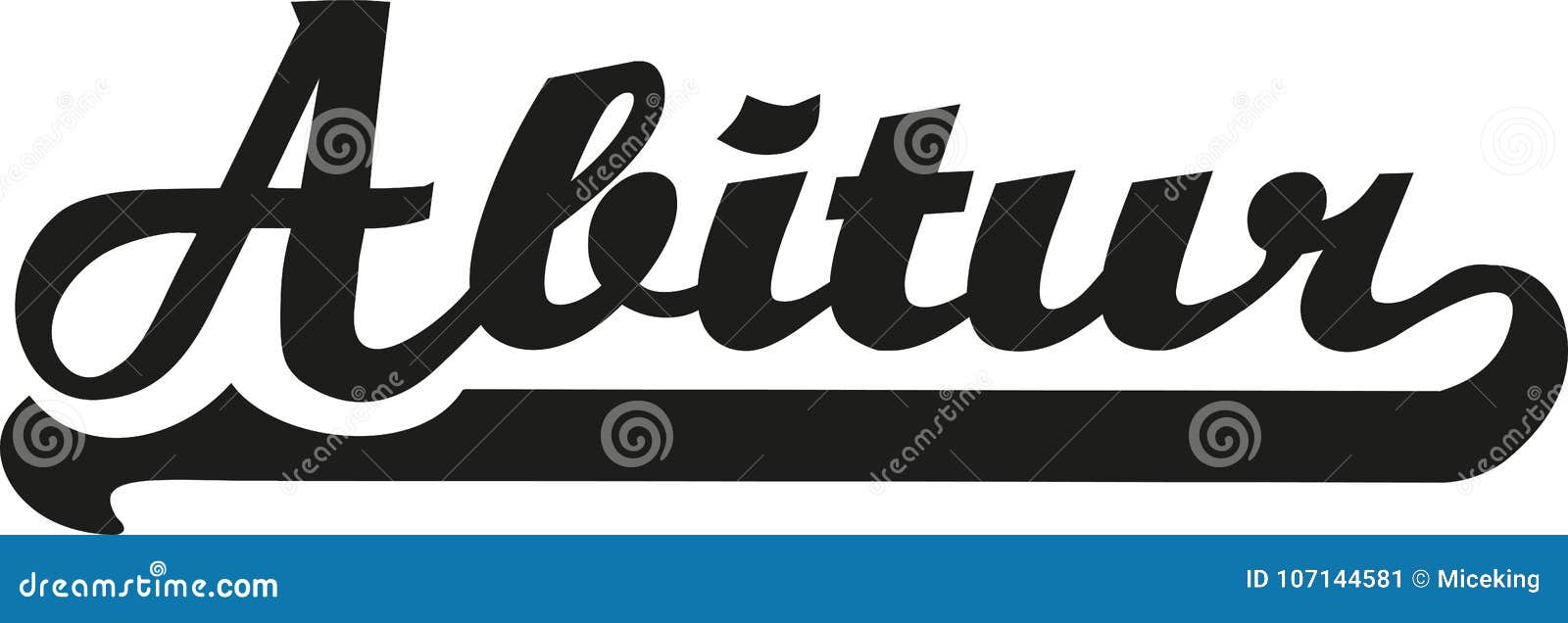 Abitur retro font stock vector. Illustration of ceremony - 107144581