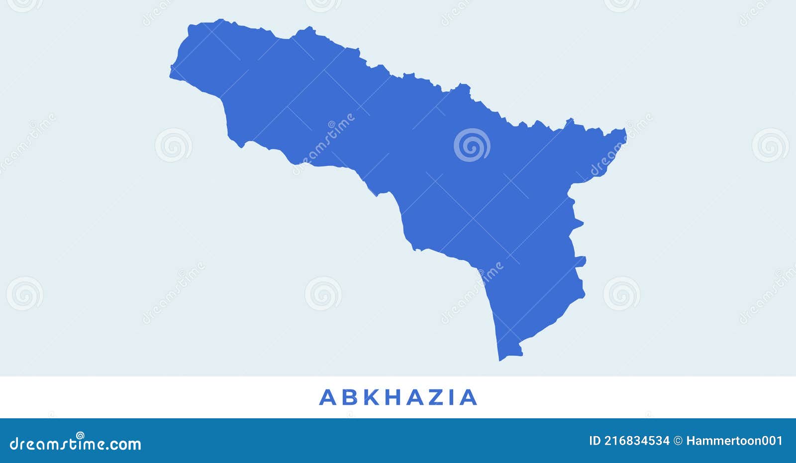 Abkhazia Grey Dot Outline Vector Triangle Map | CartoonDealer.com ...