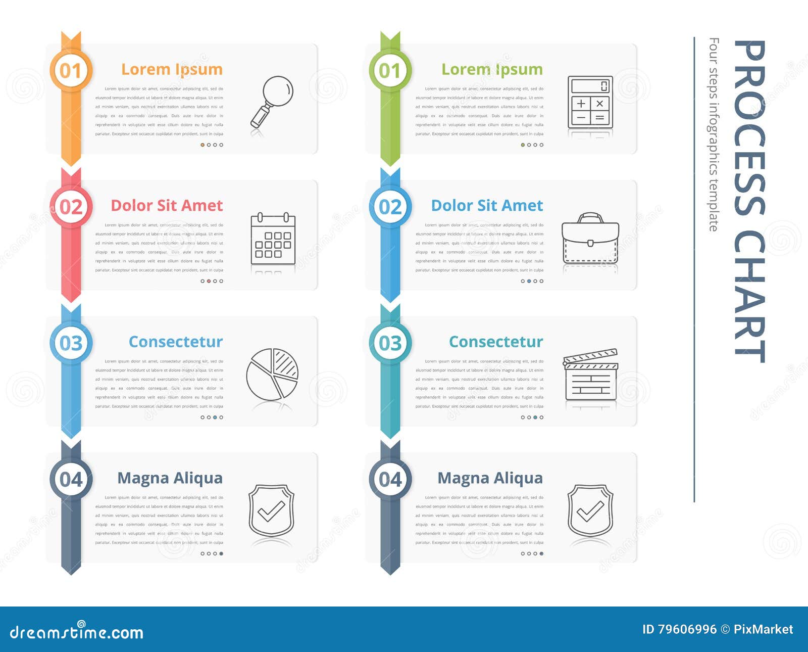 Ablaufdiagramm vektor abbildung. Illustration von geschäft - 79606996
