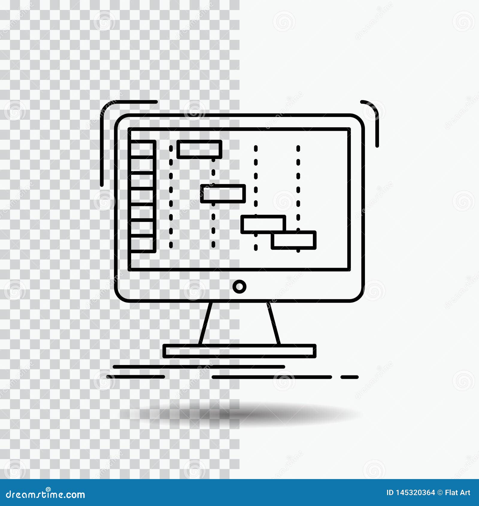 Ableton, Application, Daw, Digital, Sequencer Line Icon on Transparent ...