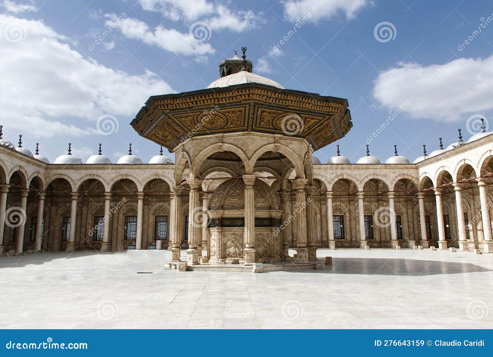 Ablution Fountain of the Alabaster Mosque at Citadel. Cairo, Egypt ...