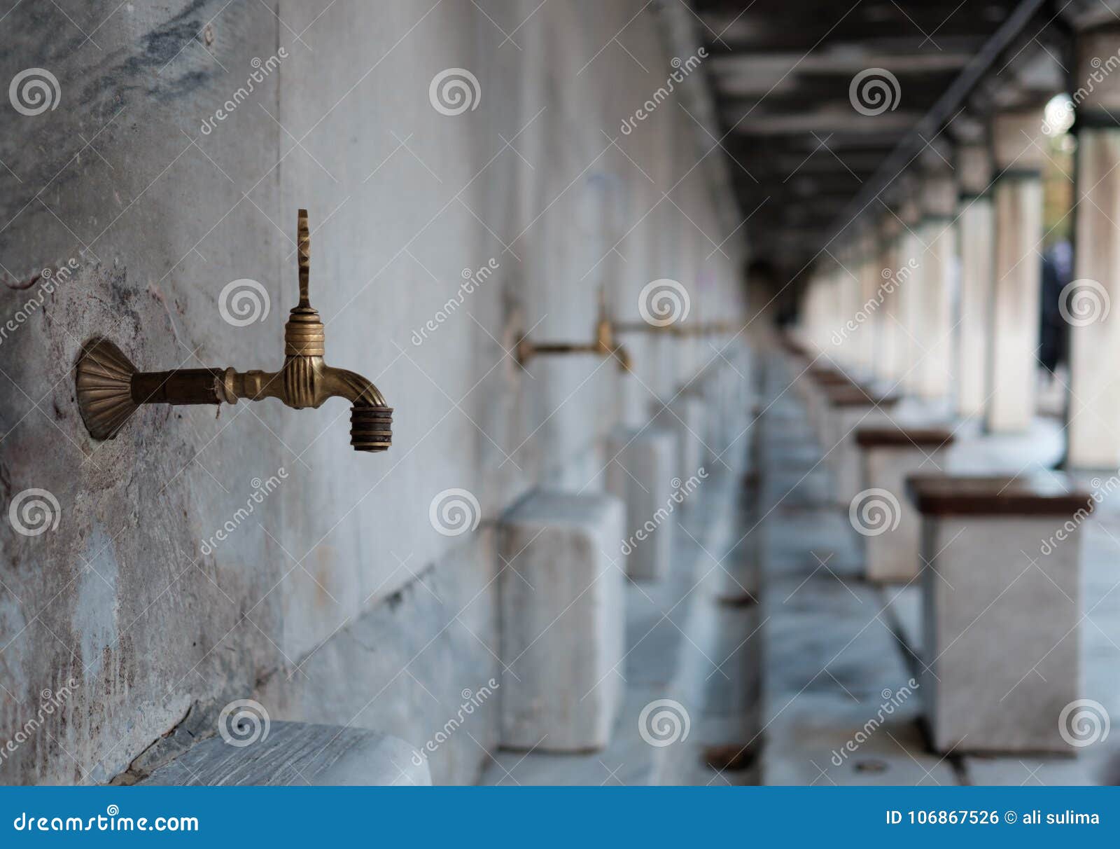 Ablution Mosque stock photo. Image of wash, pray, mosque - 106867526