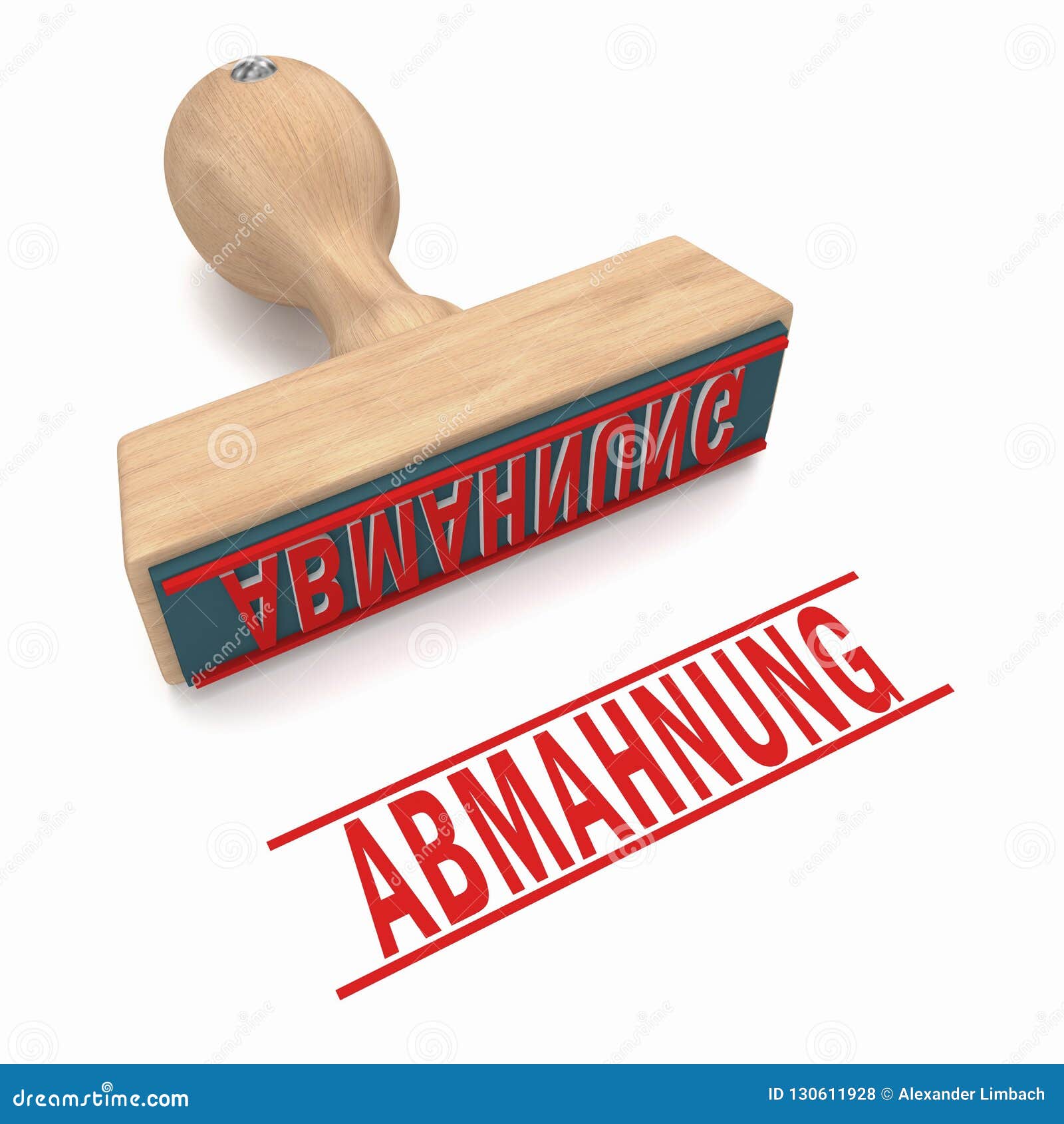 Abmahnungs-Stempel stock abbildung. Illustration von für - 130611928