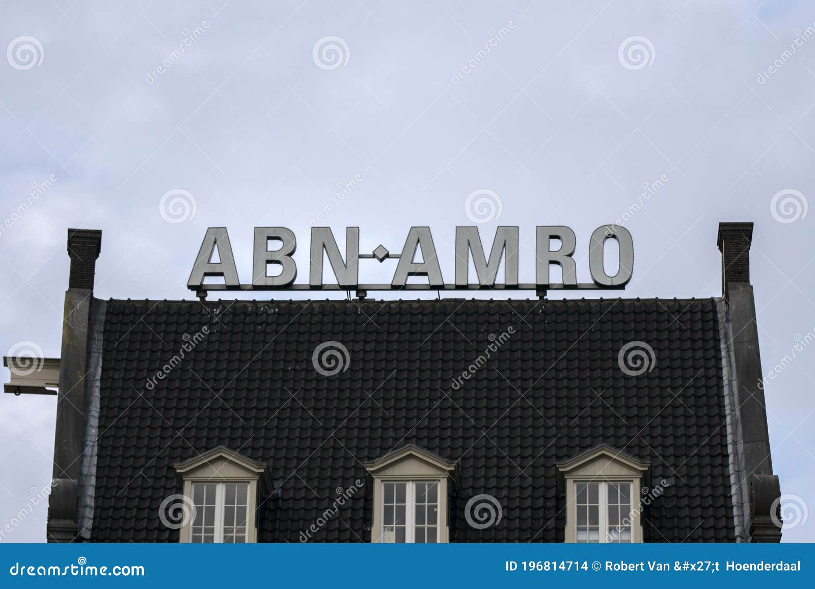 ABN-AMRO Sign at Amsterdam the Netherlands 21-11-2018 Editorial Stock ...