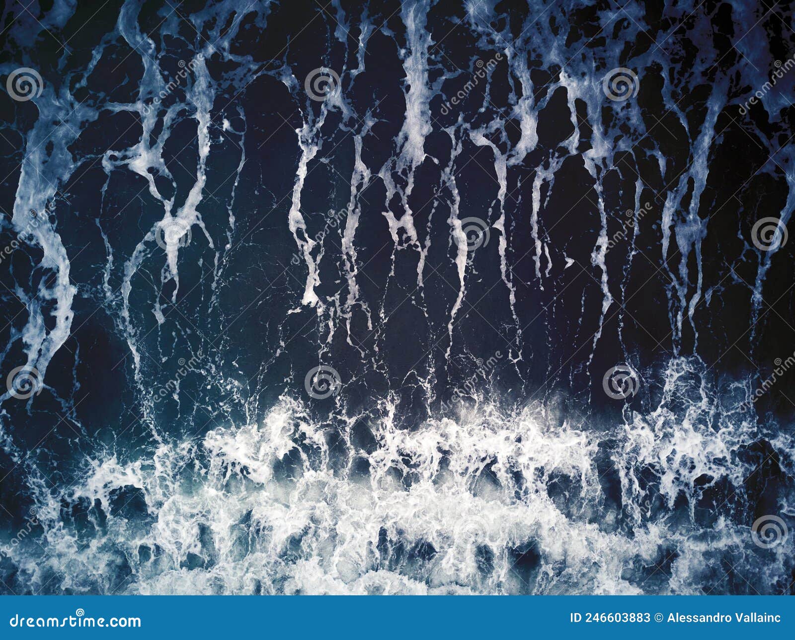 Abnormal Big Wave or Tsunami during a Storm - Wild Nature Concept Stock ...