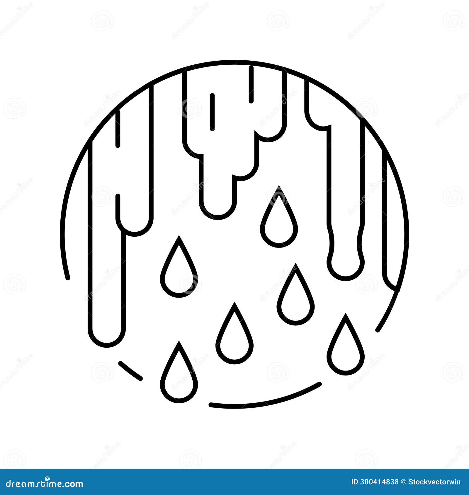 Bleeding Line Icon. Nose Bleed, Blood From Wound. Diabetes Symptom ...