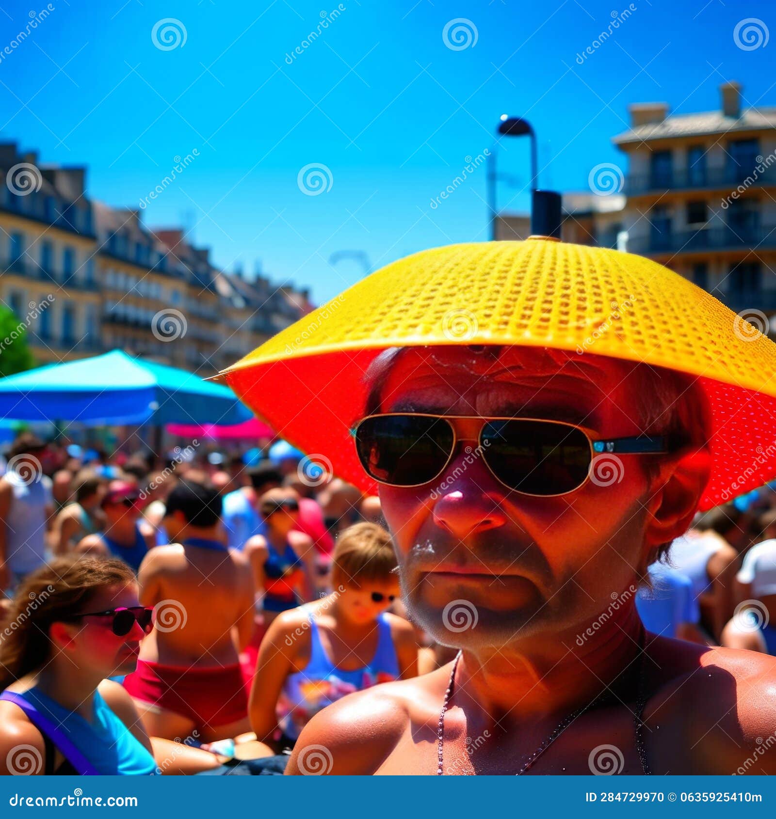 Abnormal Heat In The Resort. Royalty-Free Stock Photo | CartoonDealer ...