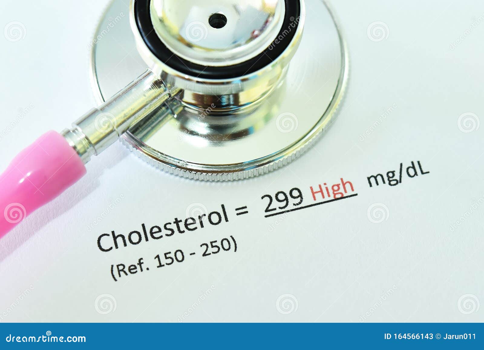 Abnormal High Cholesterol Test Result Stock Image - Image of health ...
