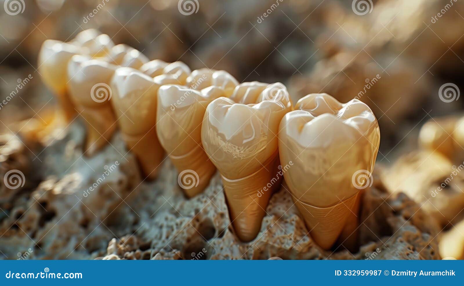 Abnormal Eruption Of Wisdom Tooth. Dental Problems Cartoon Vector ...
