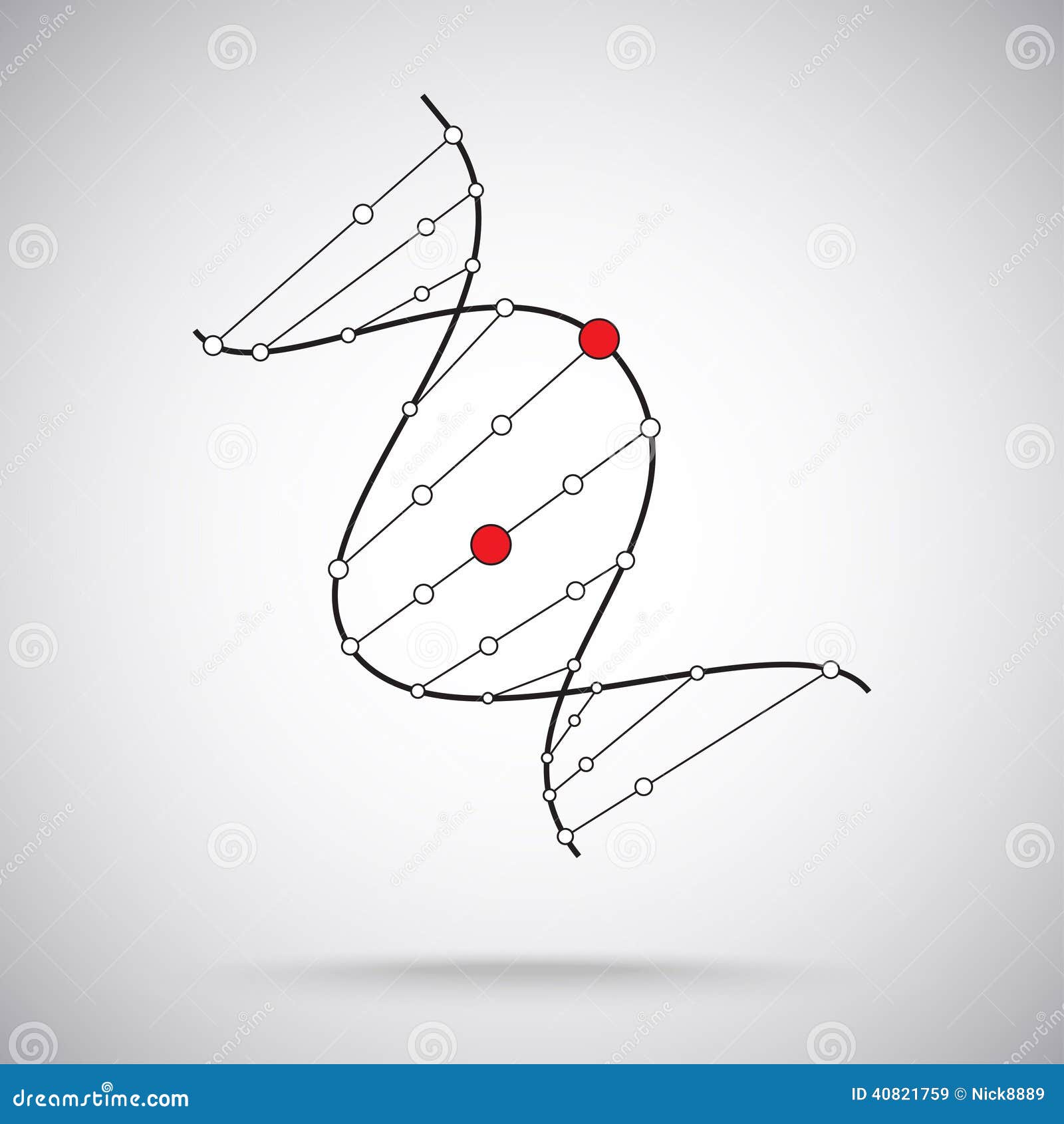 Abnormalities In The DNA Molecule Cartoon Vector | CartoonDealer.com ...