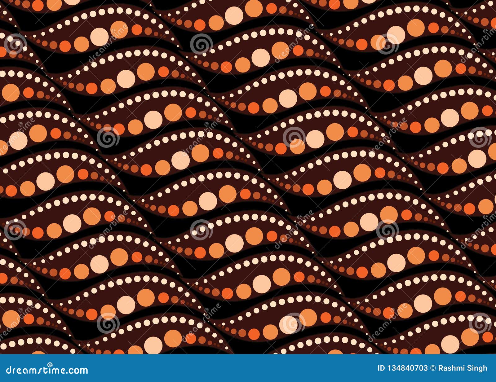 Aboriginal Abstract Vector Seamless Pattern Stock Vector - Illustration ...