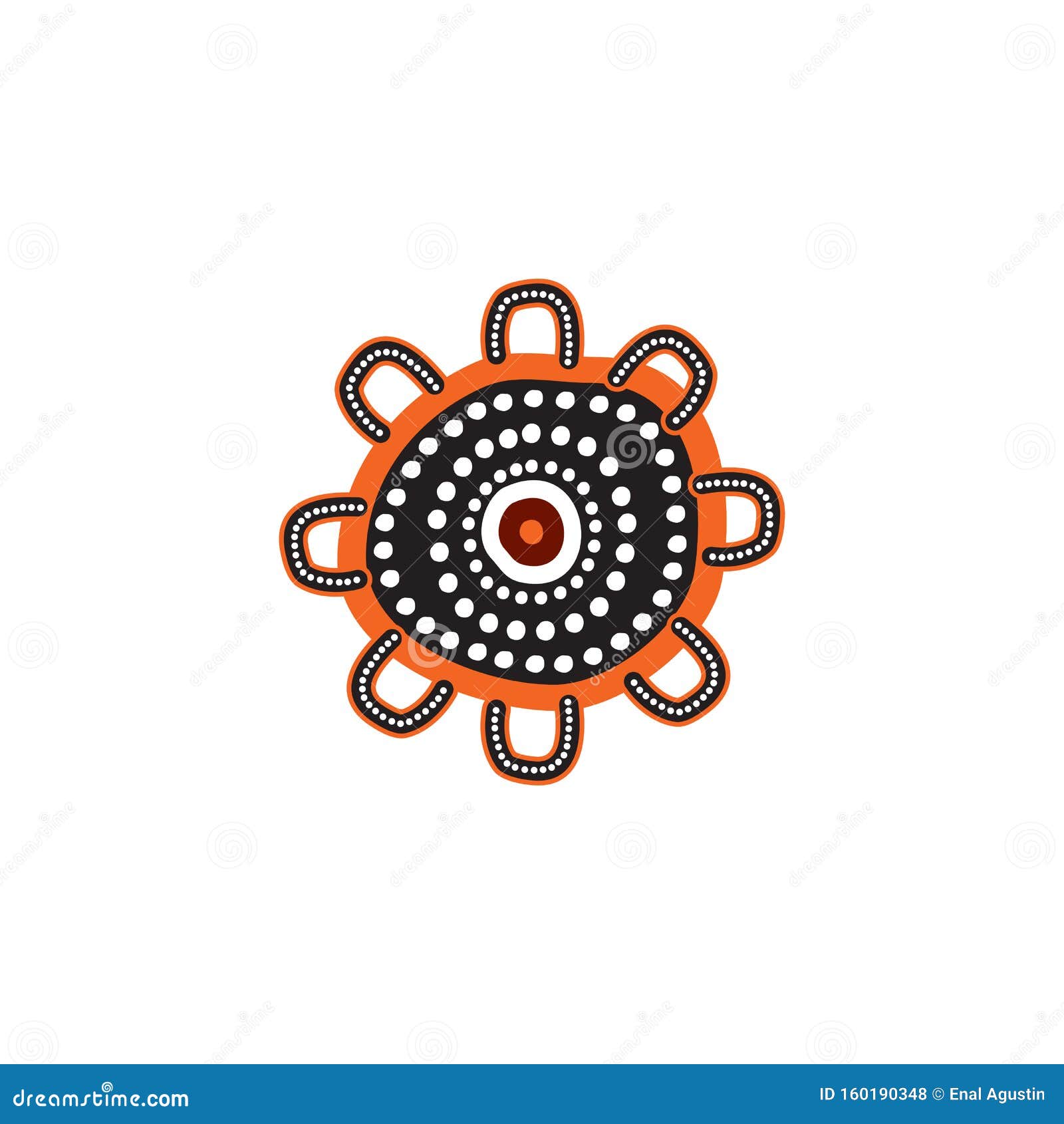 Aboriginal art logo design stock vector. Illustration of aboriginal ...