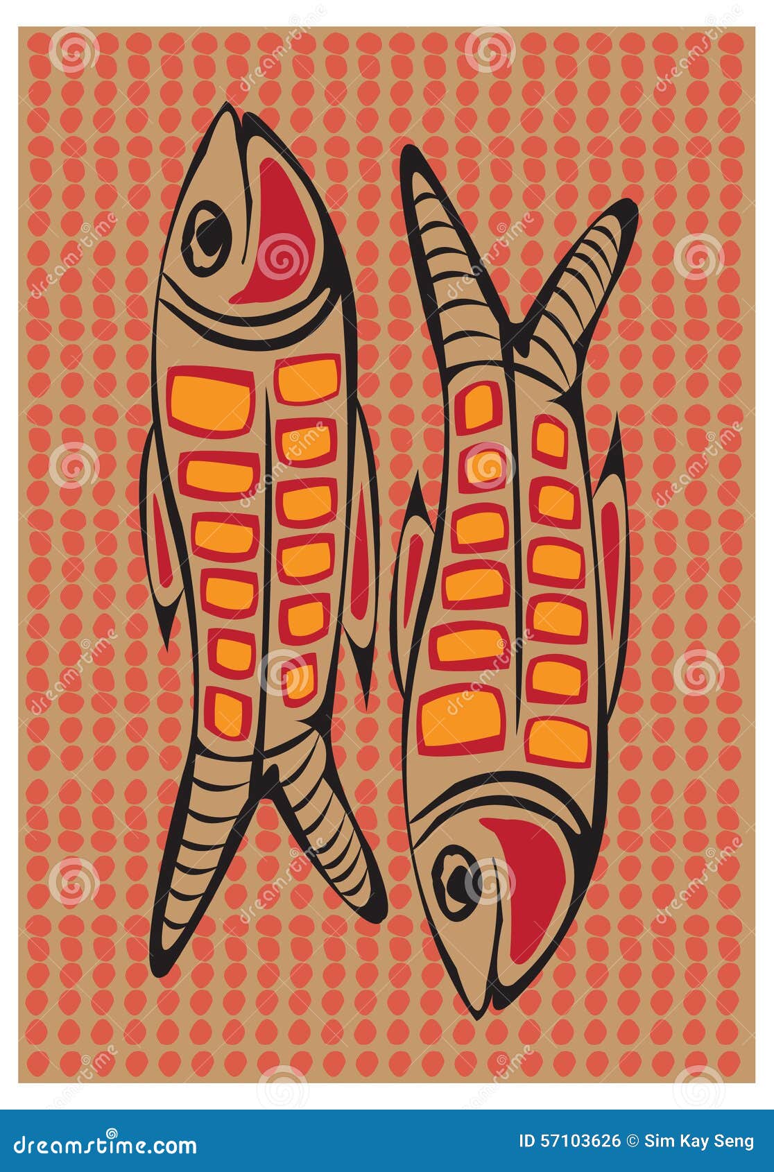 Aboriginal Arts. Cartoon Vector | CartoonDealer.com #57403695