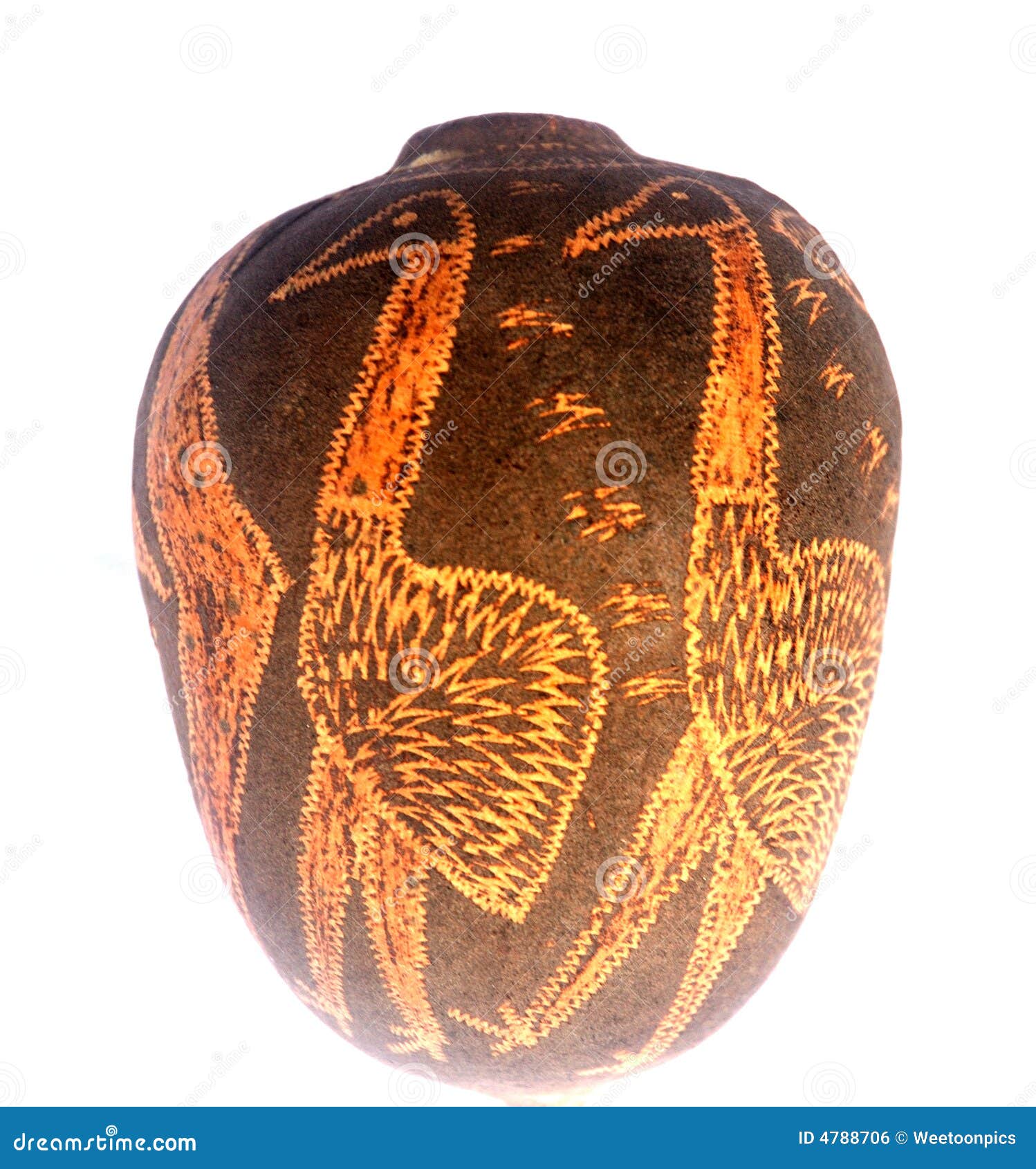 Aboriginal Boab Nut stock photo. Image of naive, ancient - 4788706