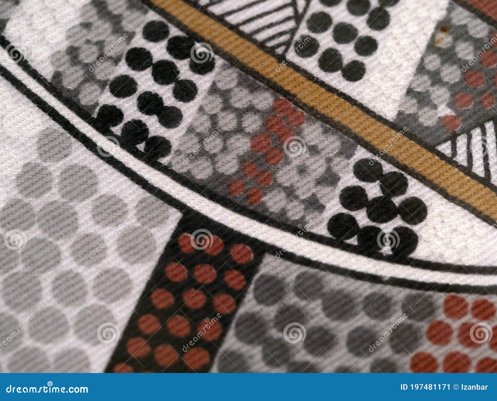 Aboriginal Bush Painting Background Stock Image - Image of texture ...