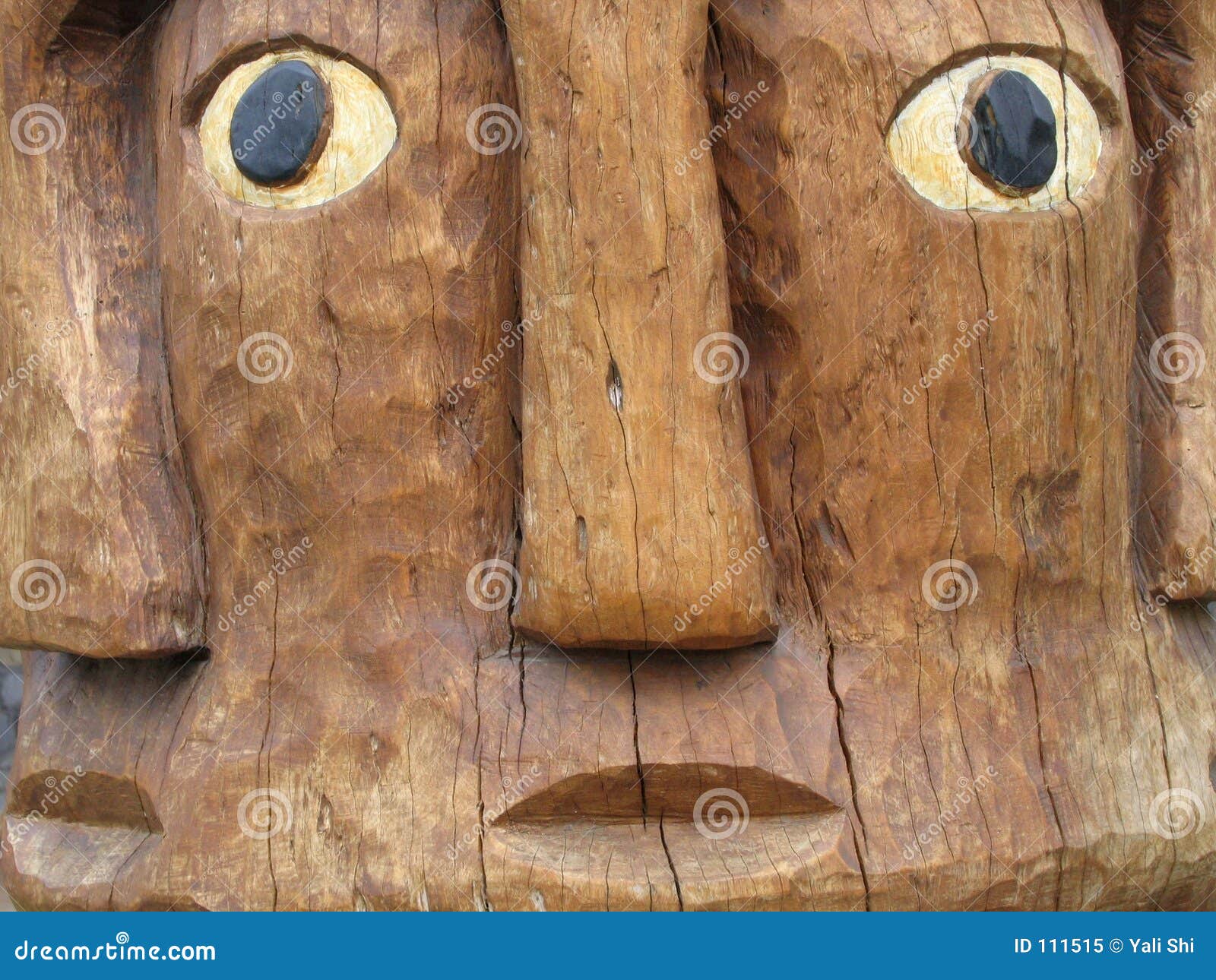 Aboriginal Carving Totem Pole Arch Gate In Nanaimo, Canada Royalty-Free ...