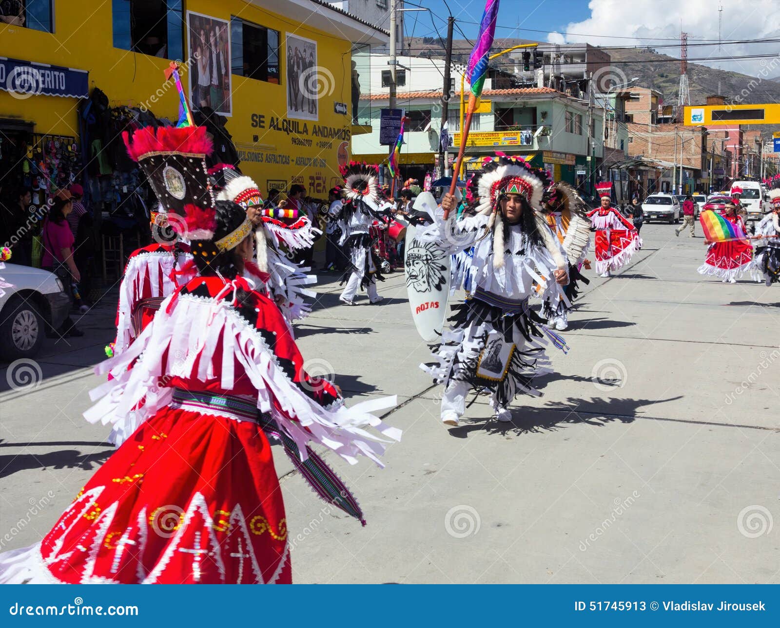 Aboriginal Celebrations Huaraz, Peru Editorial Stock Photo - Image of ...
