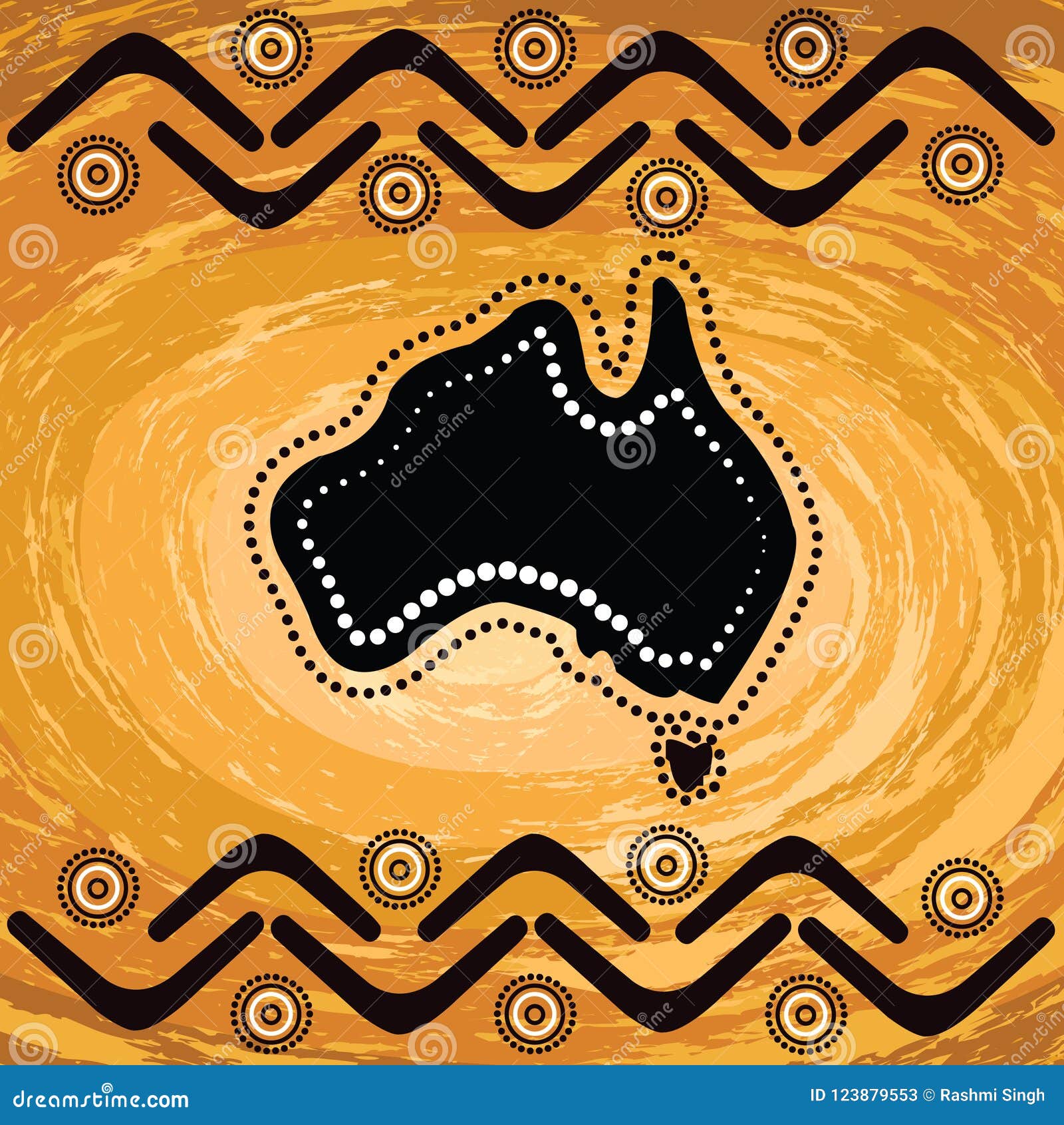 Aboriginal Australia Icons Vector Illustration | CartoonDealer.com ...