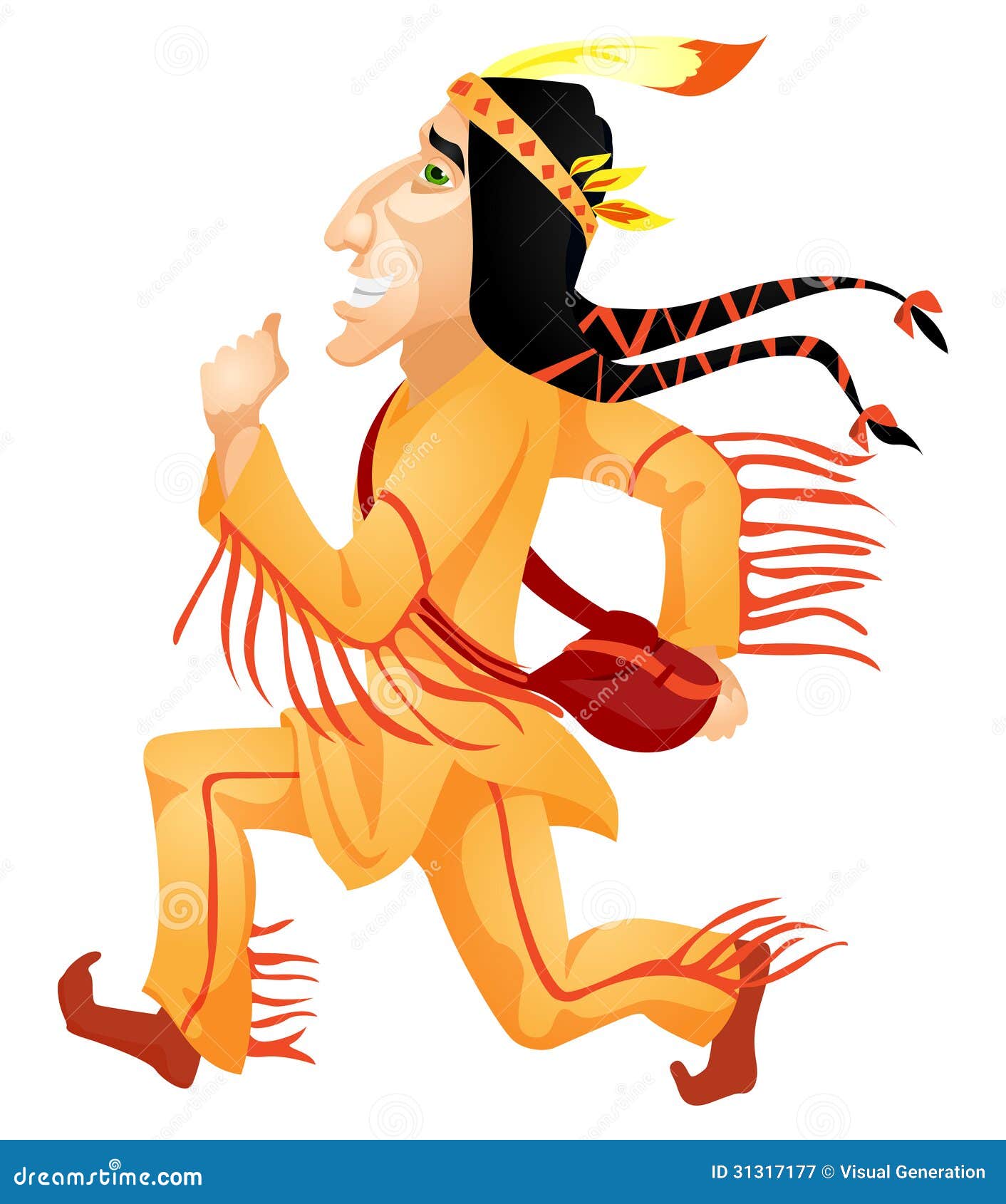 Aborigine stock vector. Illustration of culture, healthy - 31317177