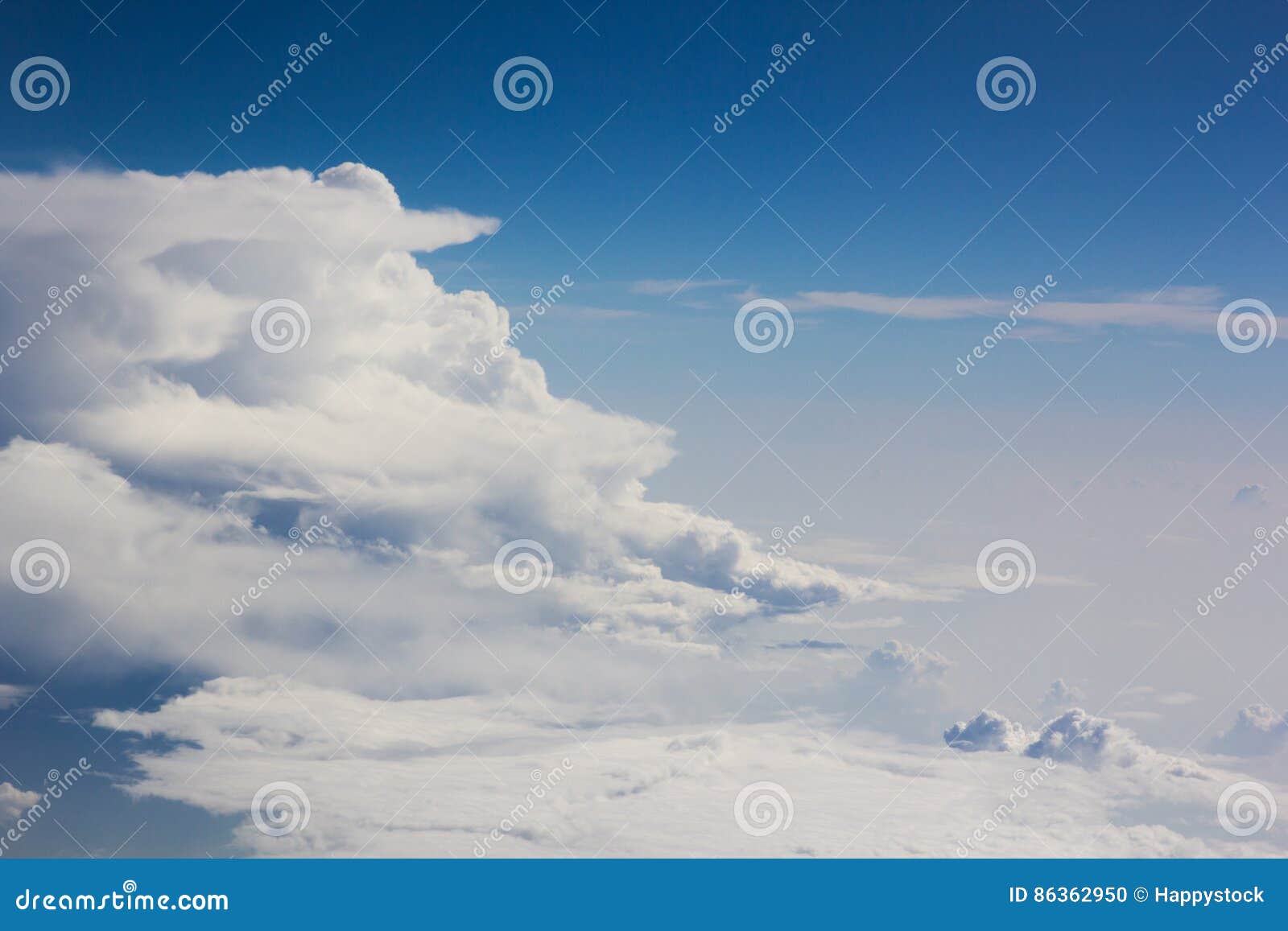 Above Cloud Blue Sky Background only Stock Photo - Image of light ...
