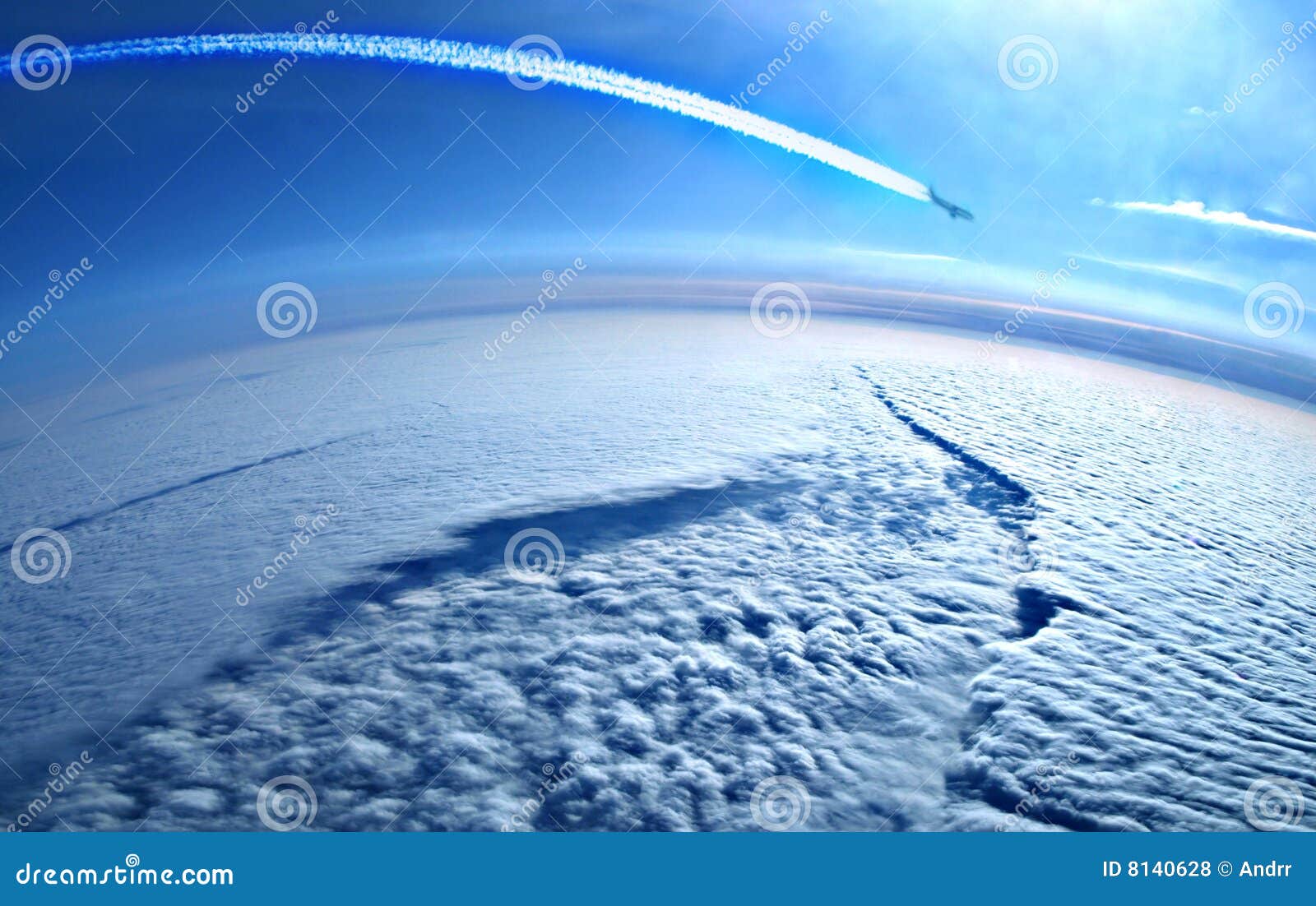Above the Clouds - Descending Lane Stock Photo - Image of airplane ...