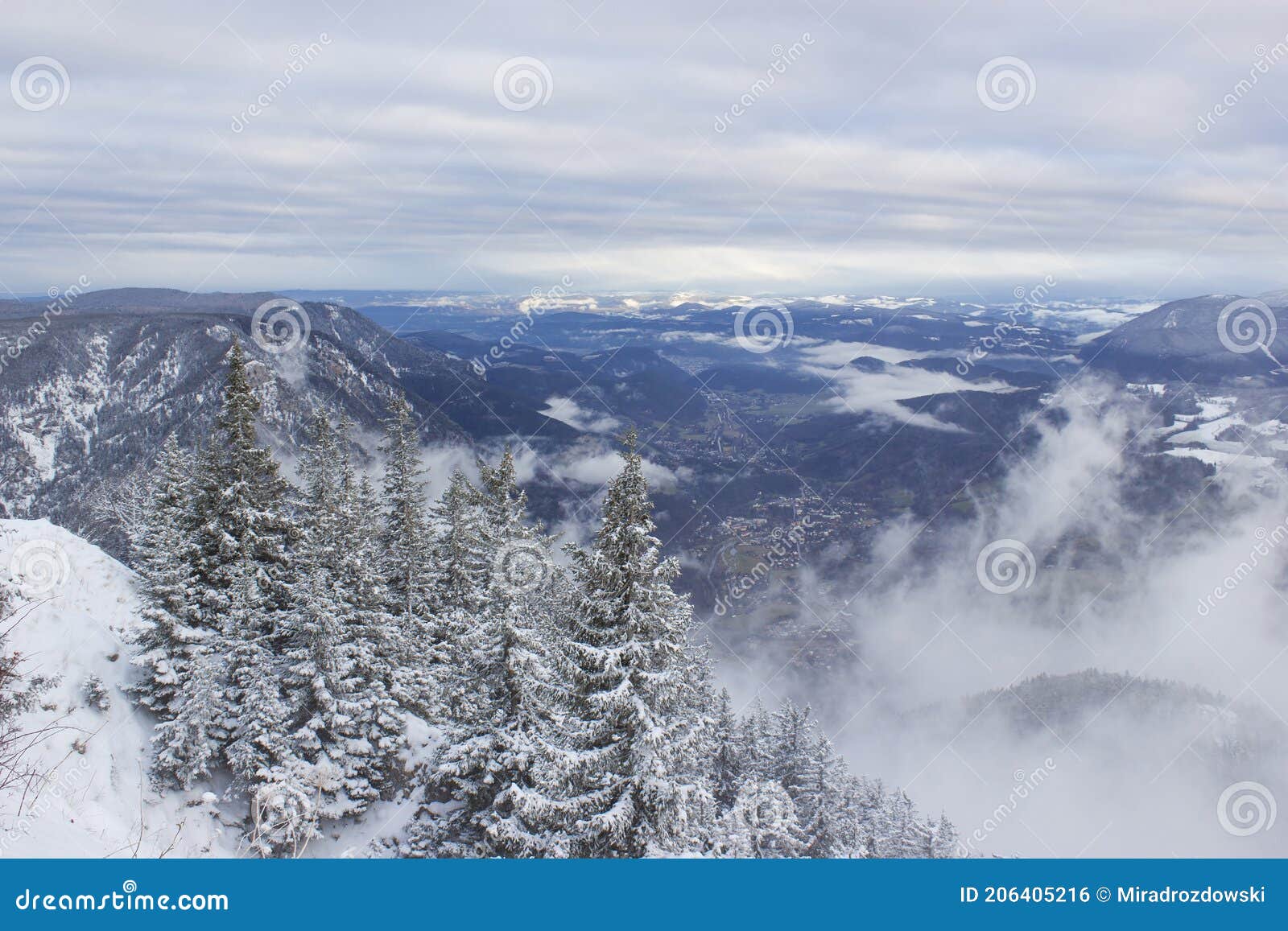 Above the Clouds - View from Rax Mountain in the Austrian Alps, Austria ...