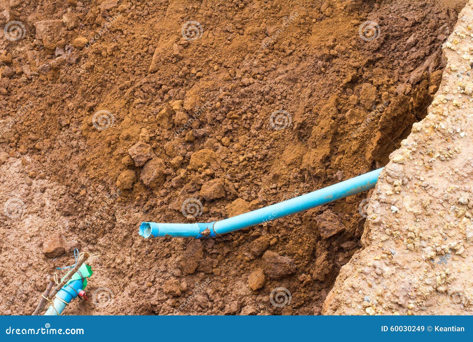 Above ground collapse stock image. Image of brown, ground - 60030249
