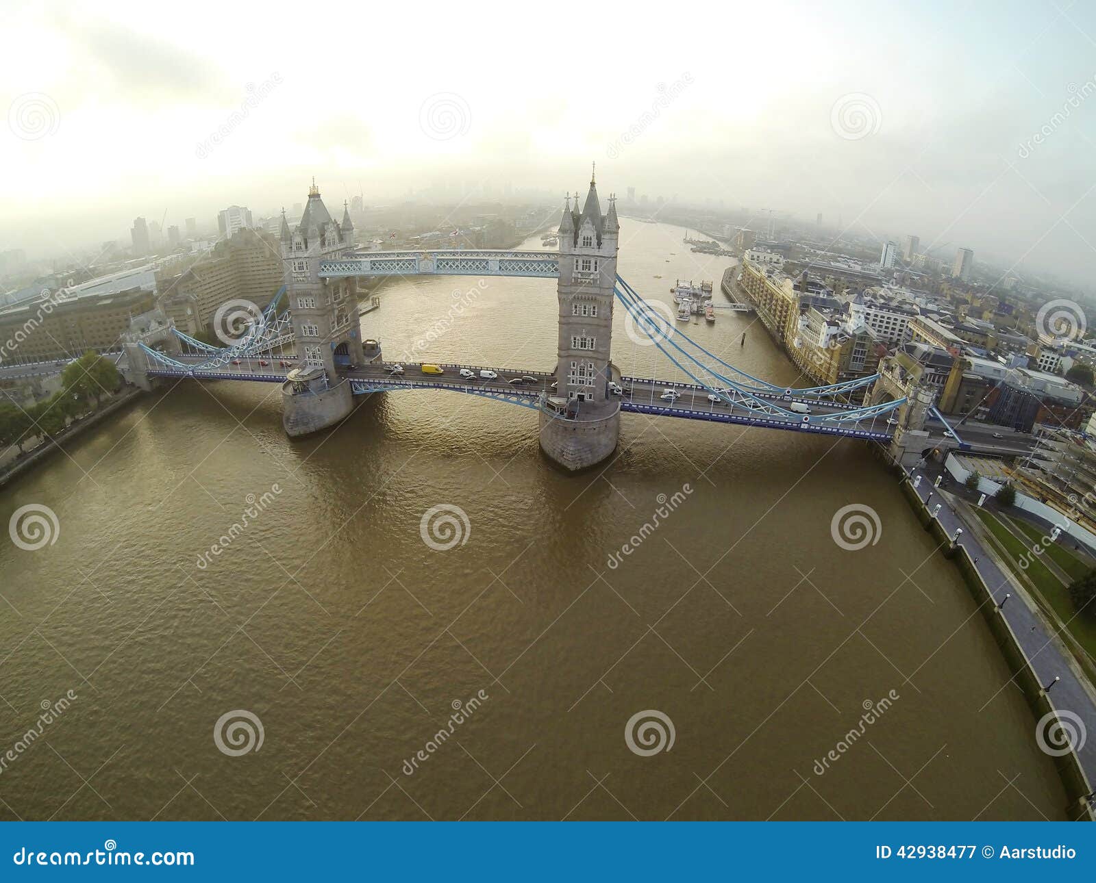 Above London Bridge stock image. Image of capital, famous - 42938477