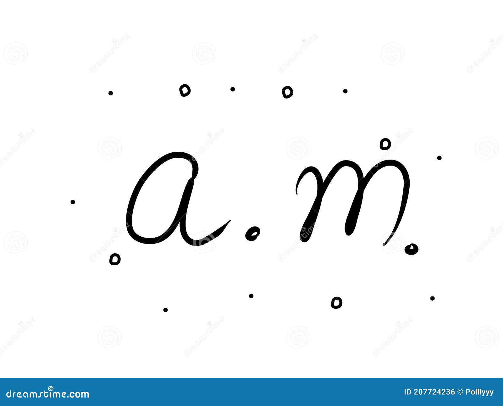 Above Mentioned Phrase Handwritten. Lettering Calligraphy Text ...