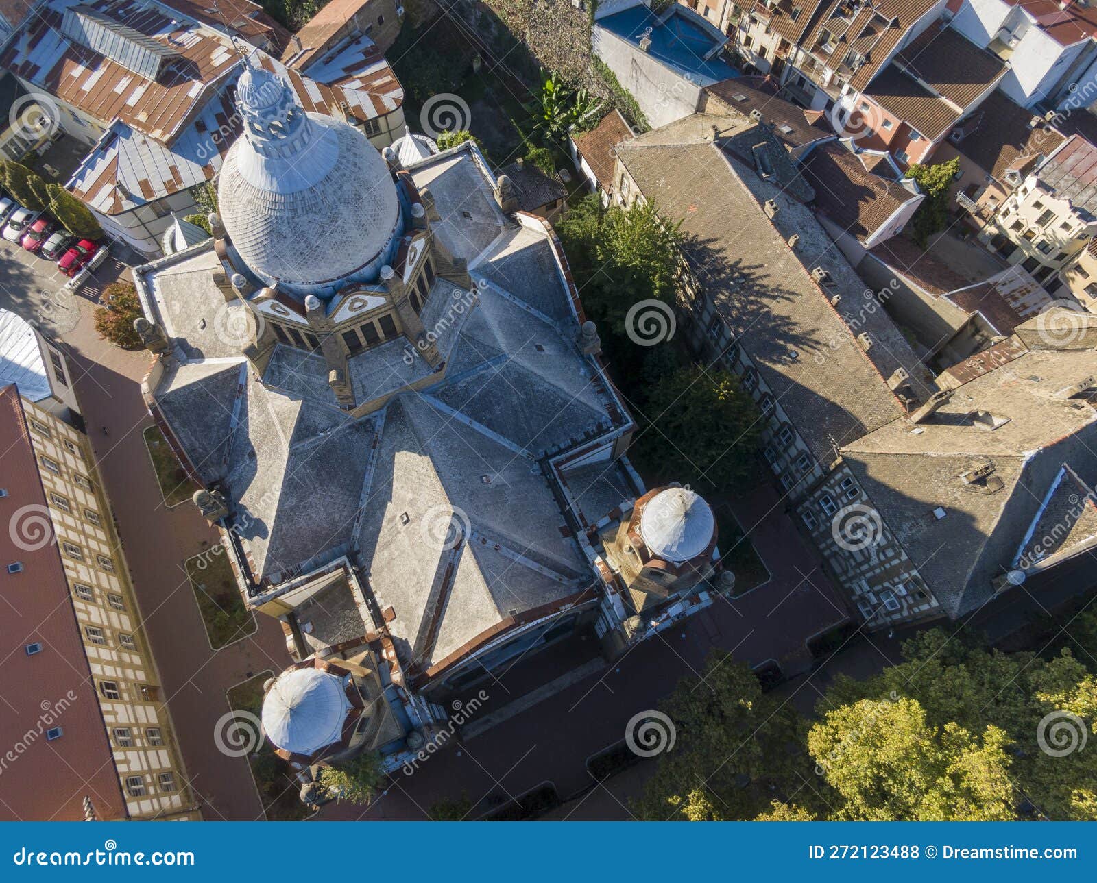 Above Old Synagogue in Novi Sad, Serbia Stock Photo - Image of judaism ...