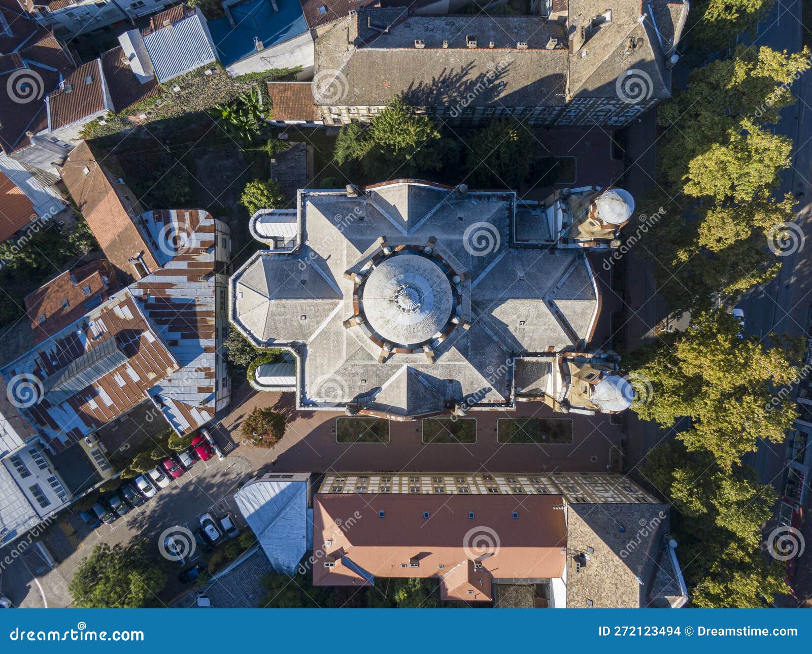 Above Old Synagogue in Novi Sad, Serbia Stock Photo - Image of serbia ...
