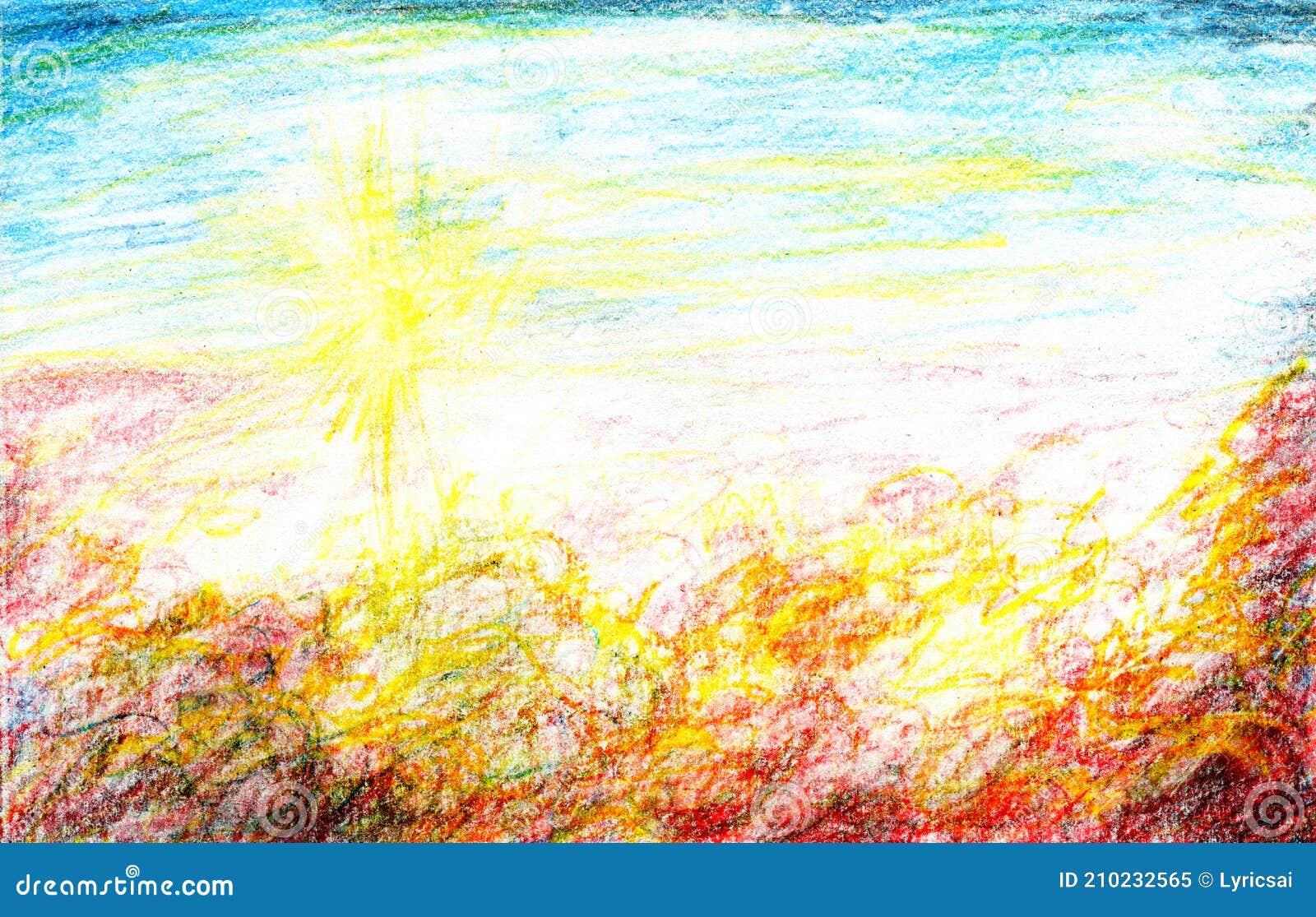 Shiny Sun Rays on a Bright Day Stock Image - Image of retro, grunge ...