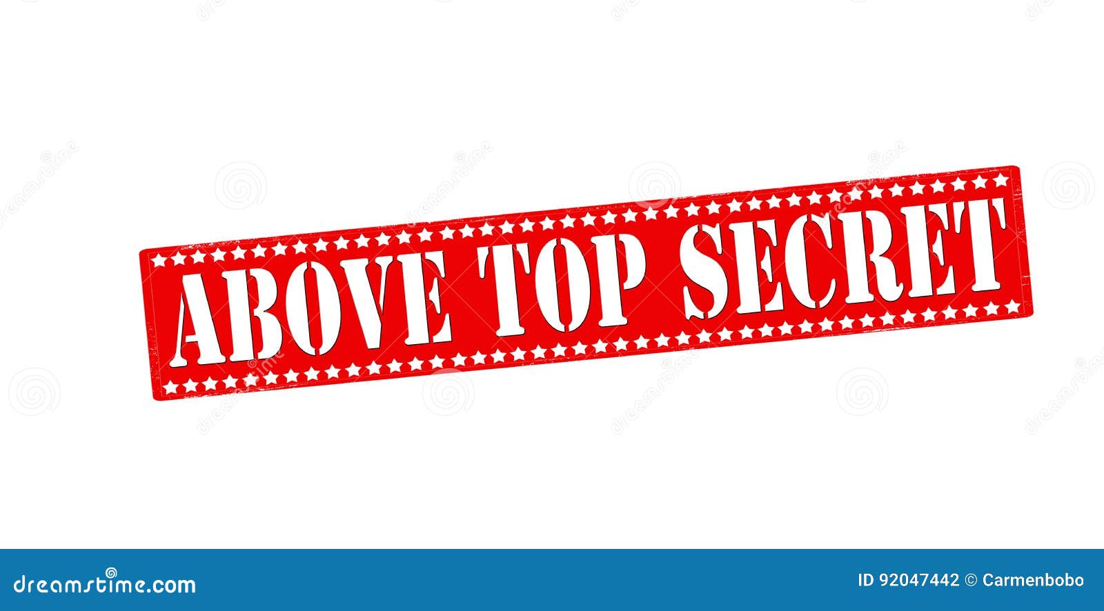 Above top secret stock illustration. Illustration of stars - 92047442