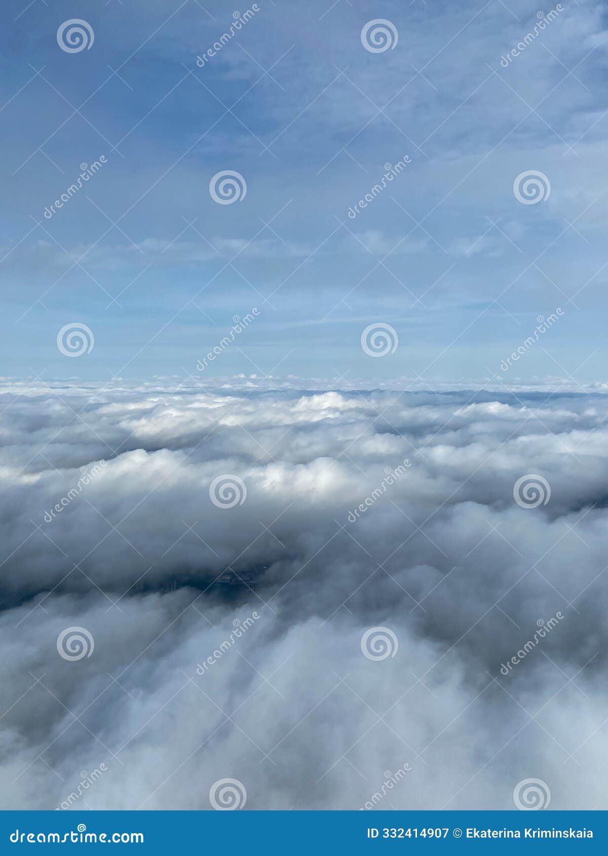 Above View of Clouds Covered Sky through Window Stock Image - Image of ...