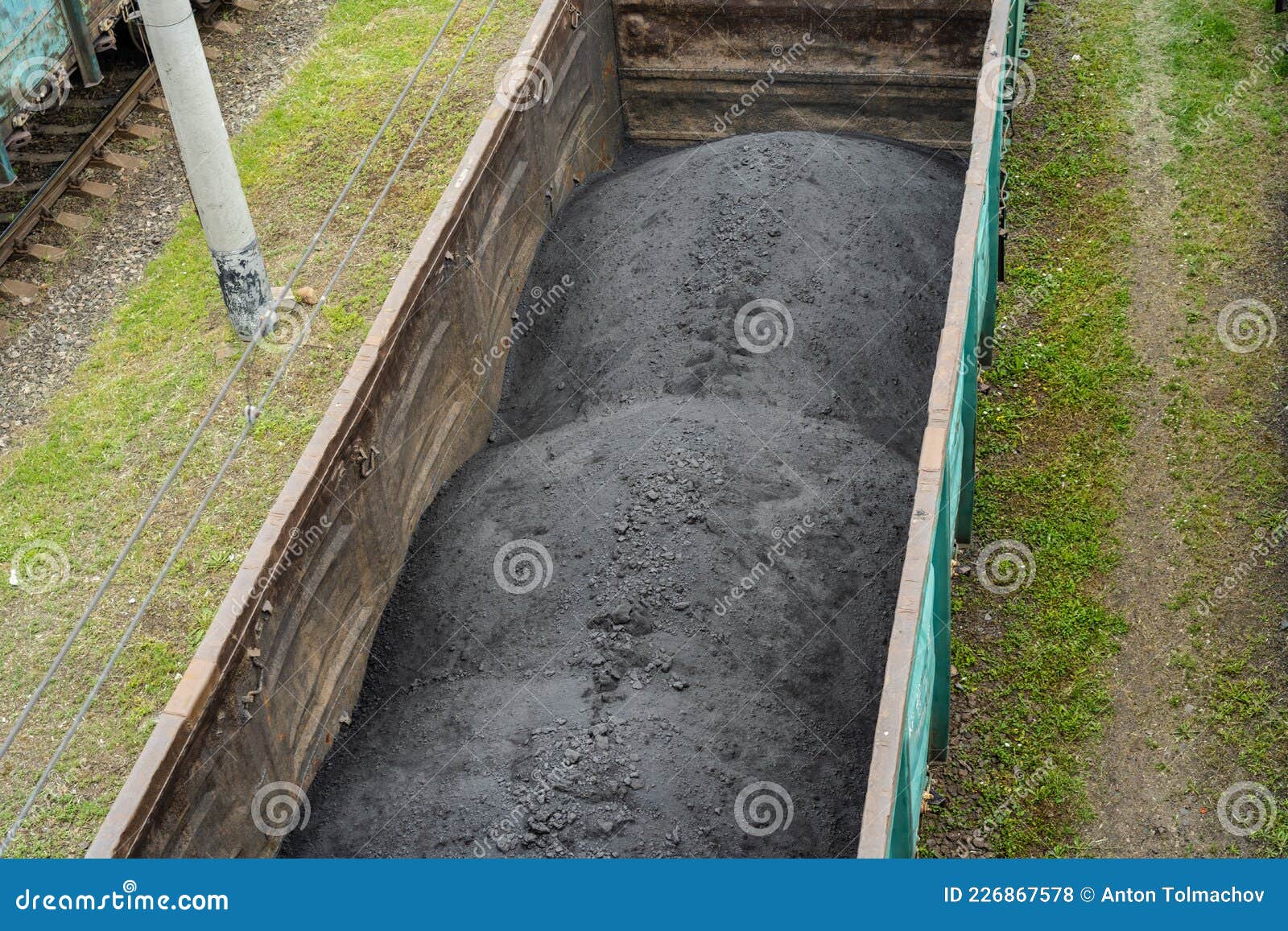 Top View Of Freight Train With Tanks On Railways Royalty-Free Stock ...