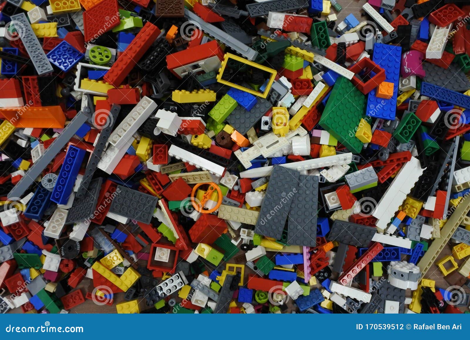 Above View of Many Lego Bricks. Editorial Photography - Image of ...