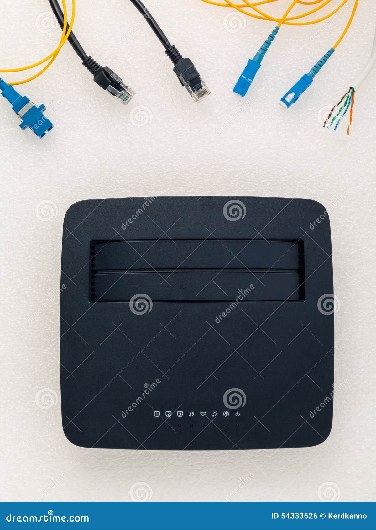 Above View of Telecommunication Connector Stock Photo - Image of ...