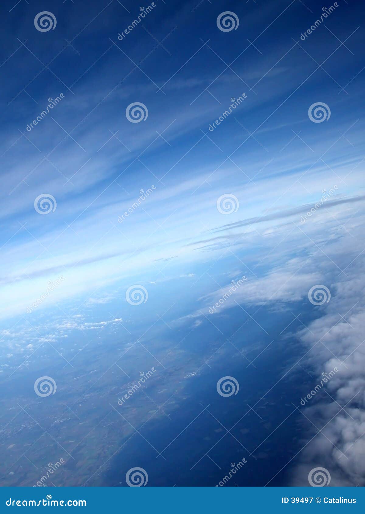 Above the world stock image. Image of blue, perfect, altitude - 39497