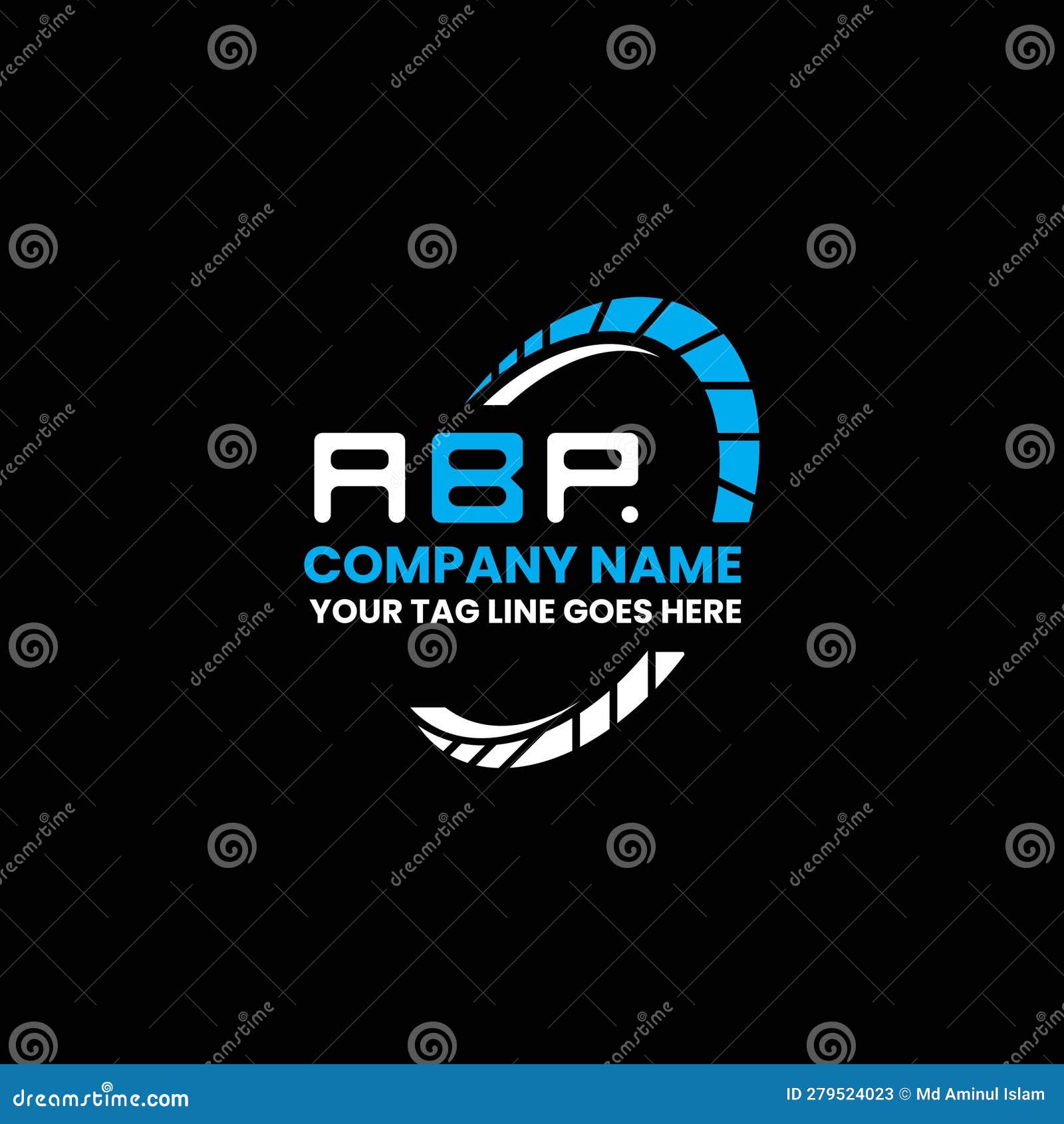 ABP Letter Logo Creative Design with Vector Graphic, ABP Stock Vector ...
