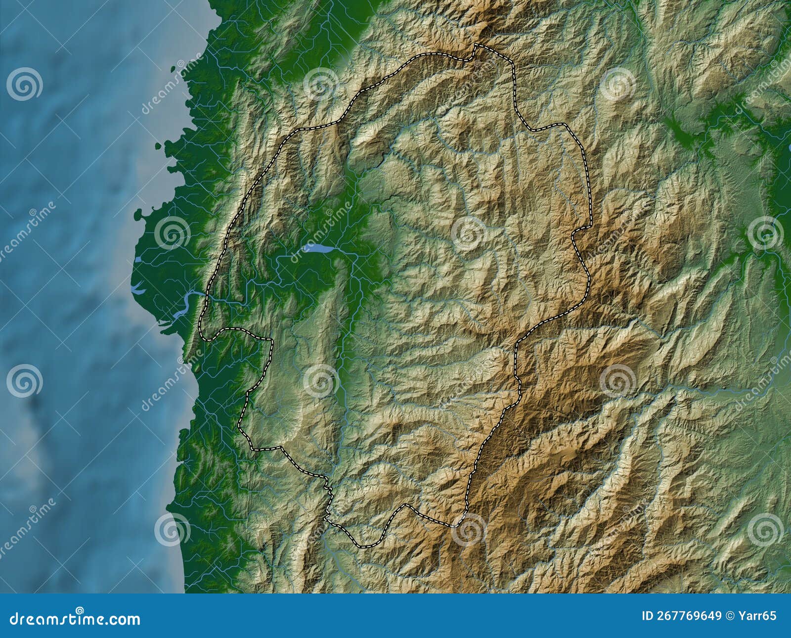 Abra, Philippines. Physical. No Legend Stock Illustration ...