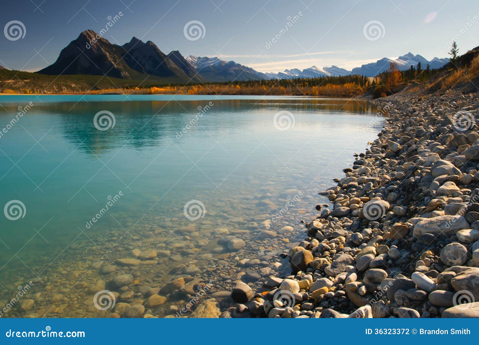 Abraham Lake stock photo. Image of alberta, rockies, nature - 36323372