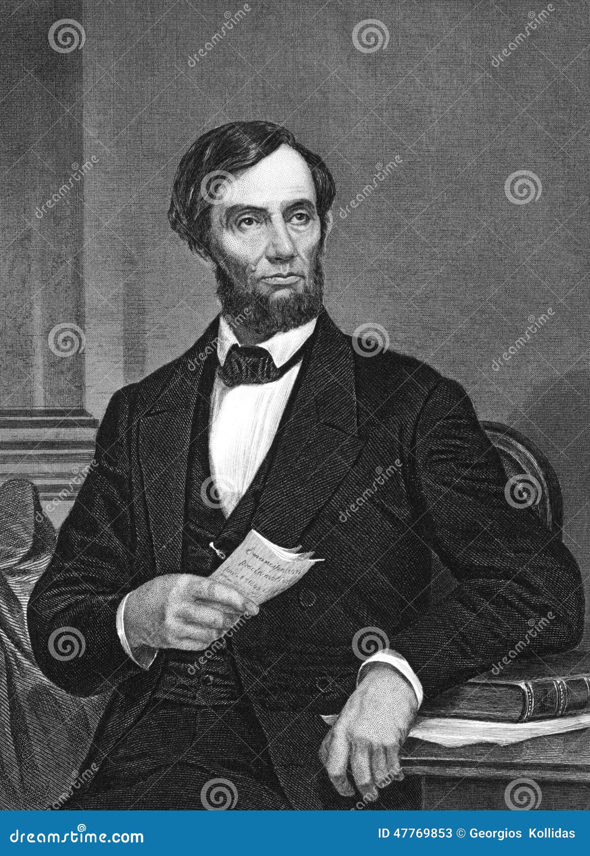 Abraham Lincoln zdjęcie stock editorial. Ilustracja złożonej z portret ...