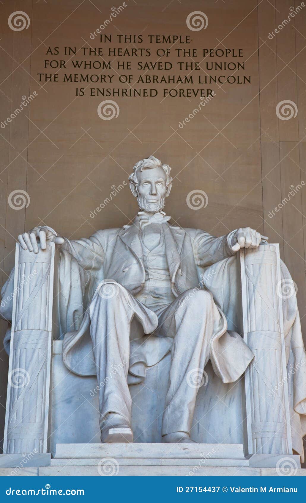 Abraham Lincoln memorial stock image. Image of abraham - 27154437