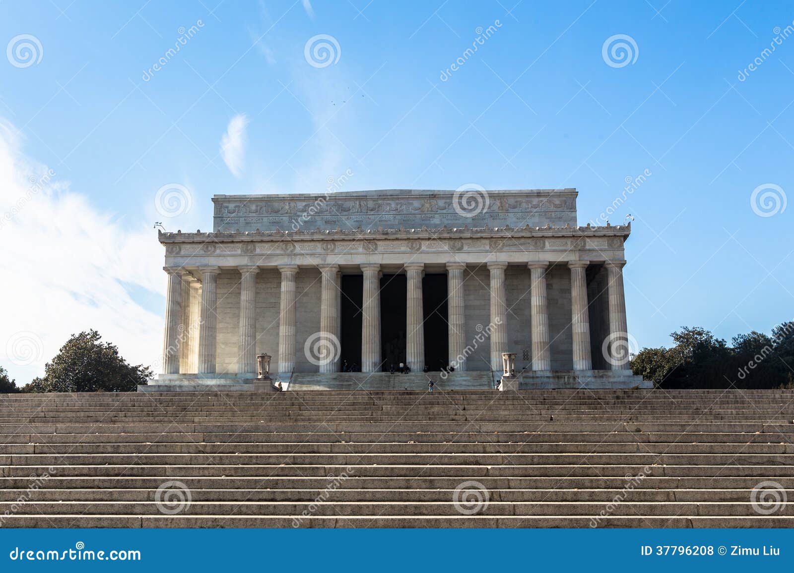 Abraham Lincoln memorial stock photo. Image of president - 37796208