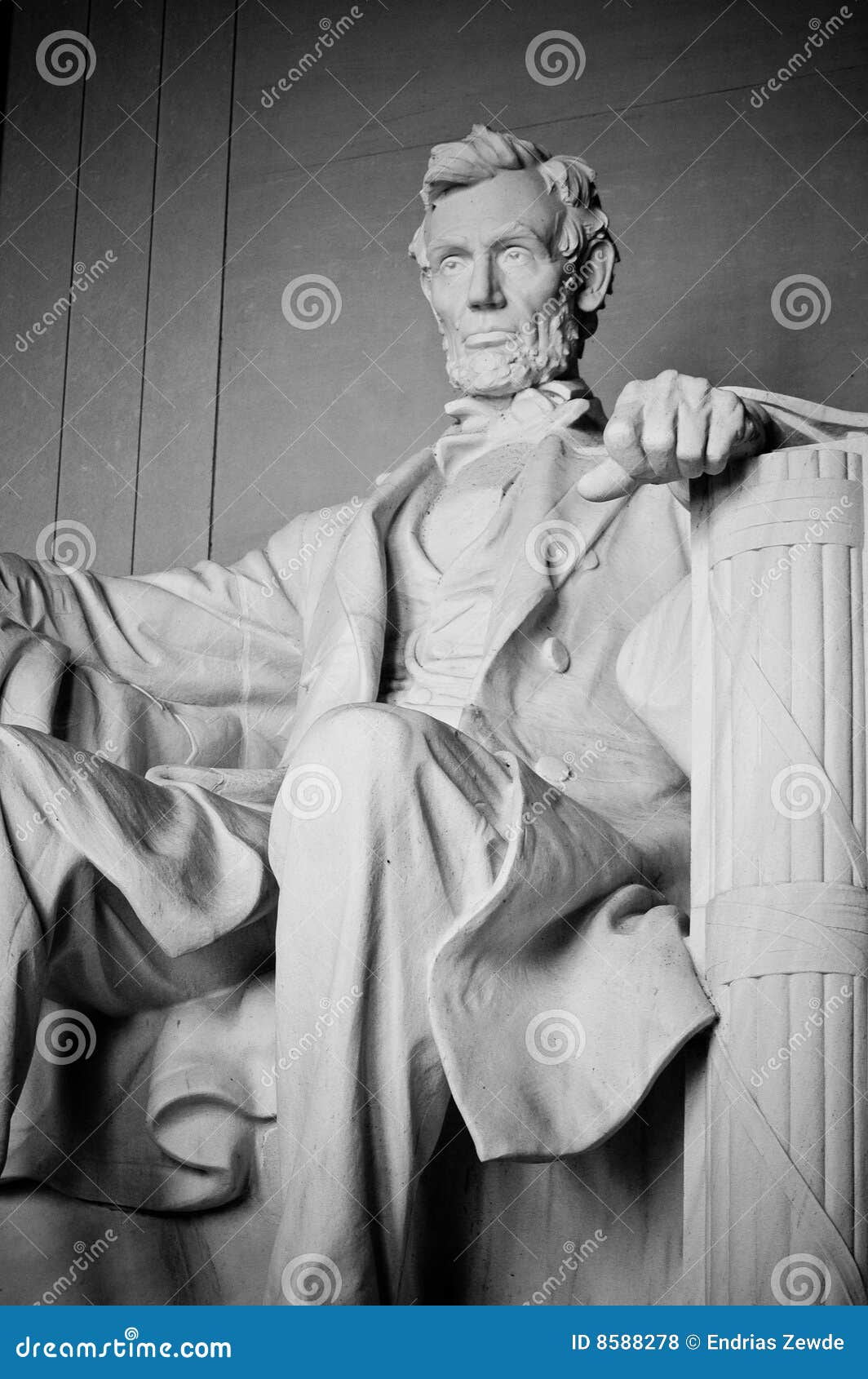Abraham Lincoln Memorial stock photo. Image of abraham - 8588278
