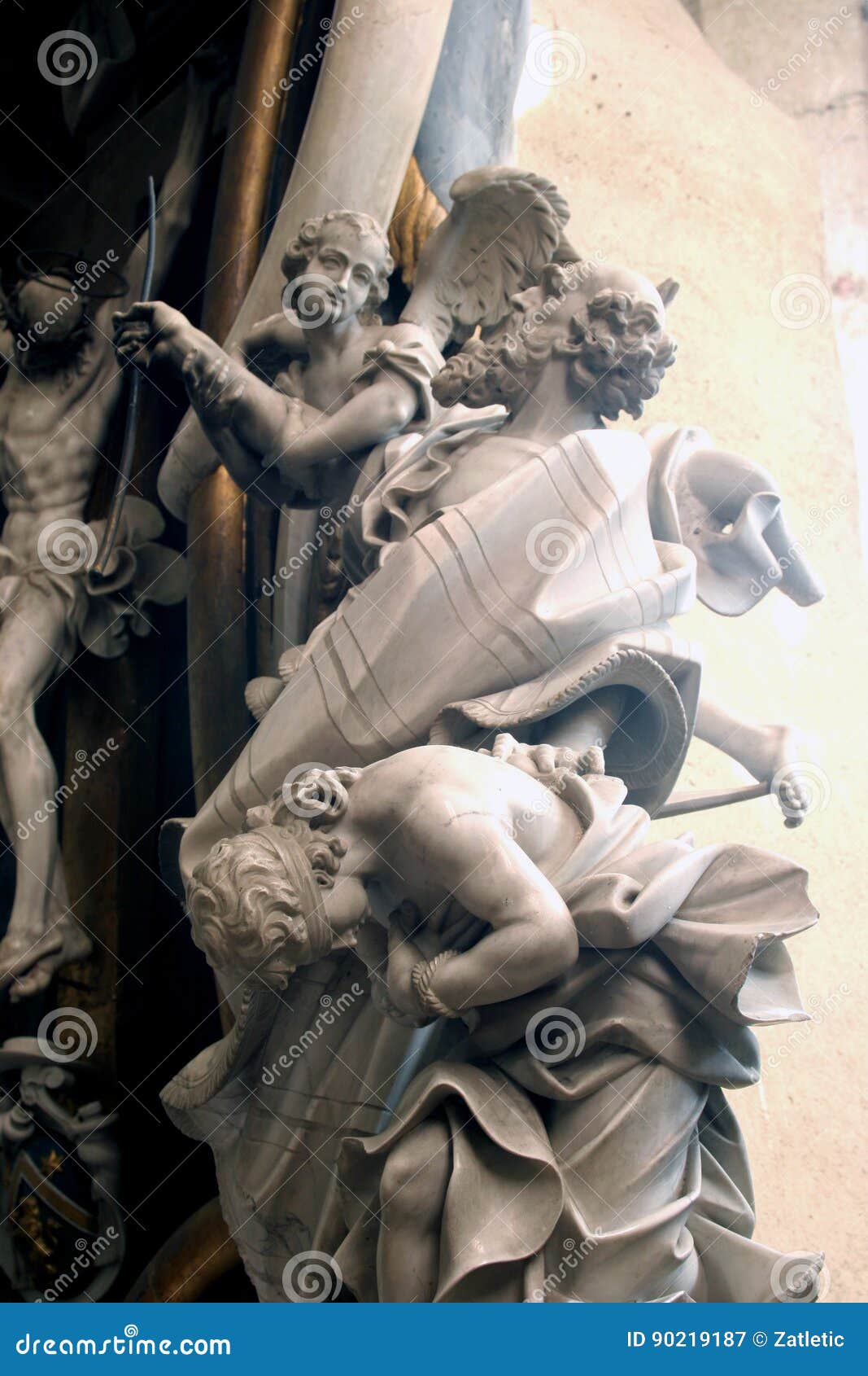 Abraham Sacrificing Isaac stock image. Image of catholic - 90219187