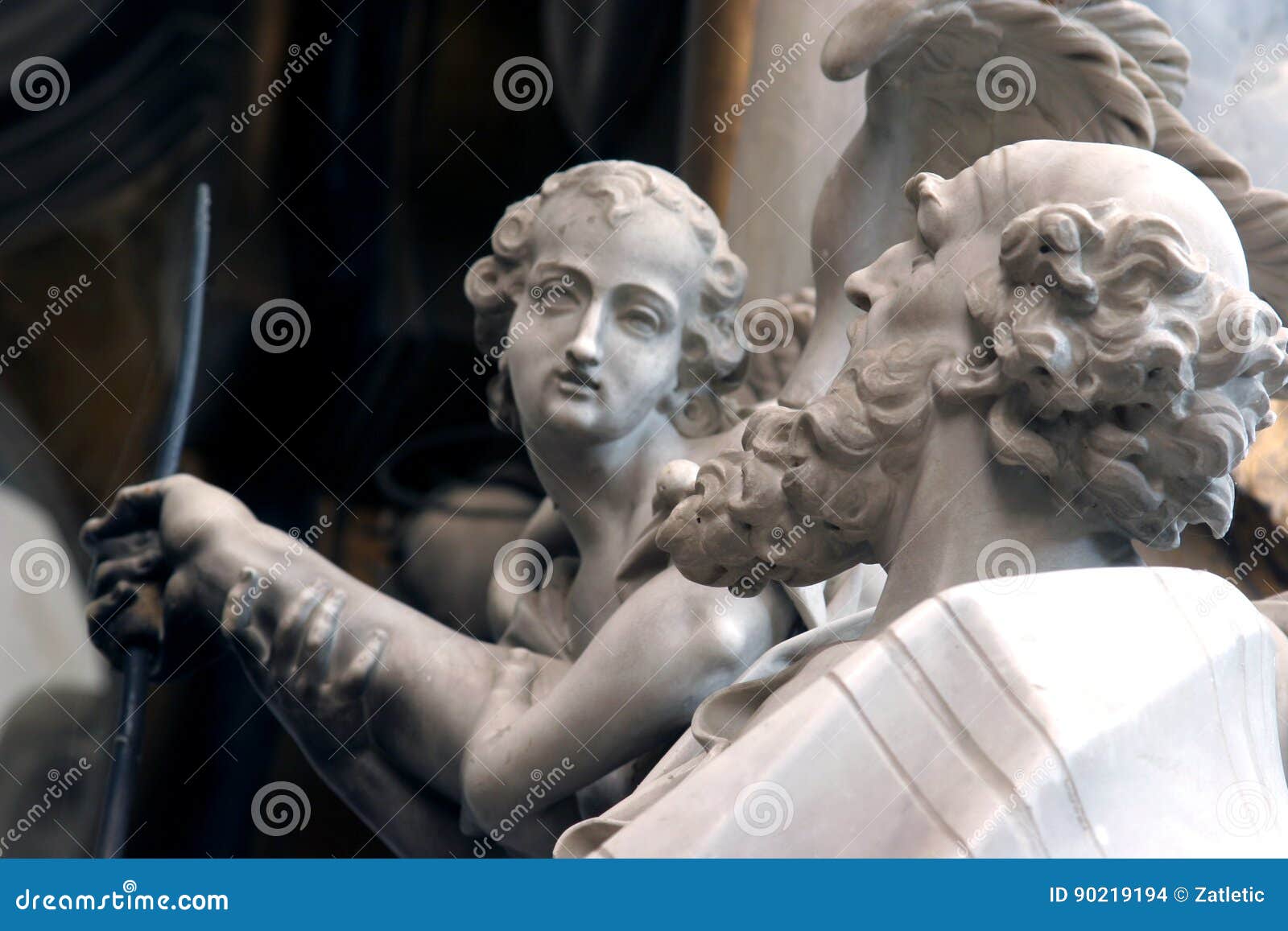 Abraham Sacrificing Isaac stock photo. Image of blessed - 90219194