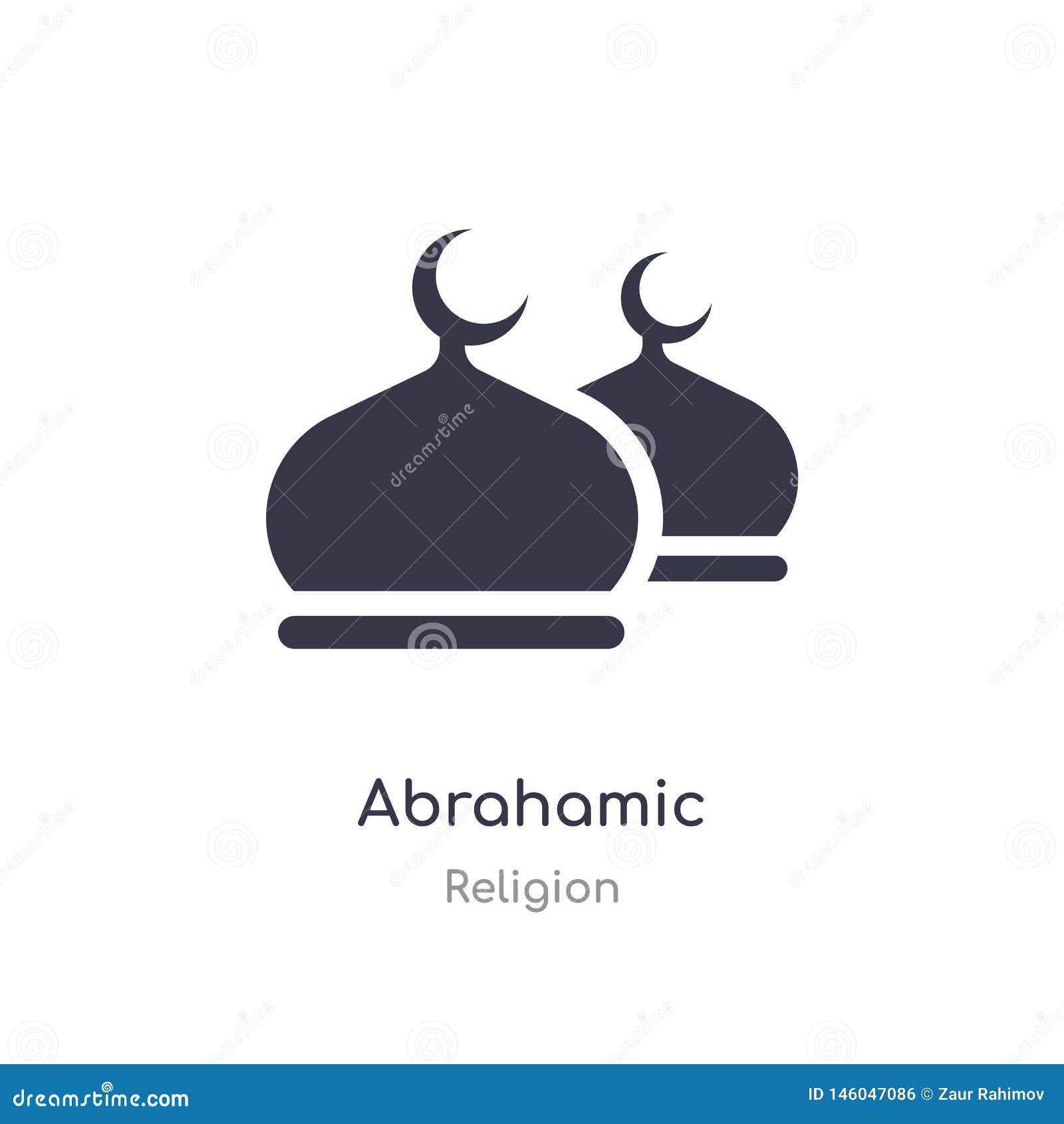 Abrahamic Icon. Isolated Abrahamic Icon Vector Illustration from ...