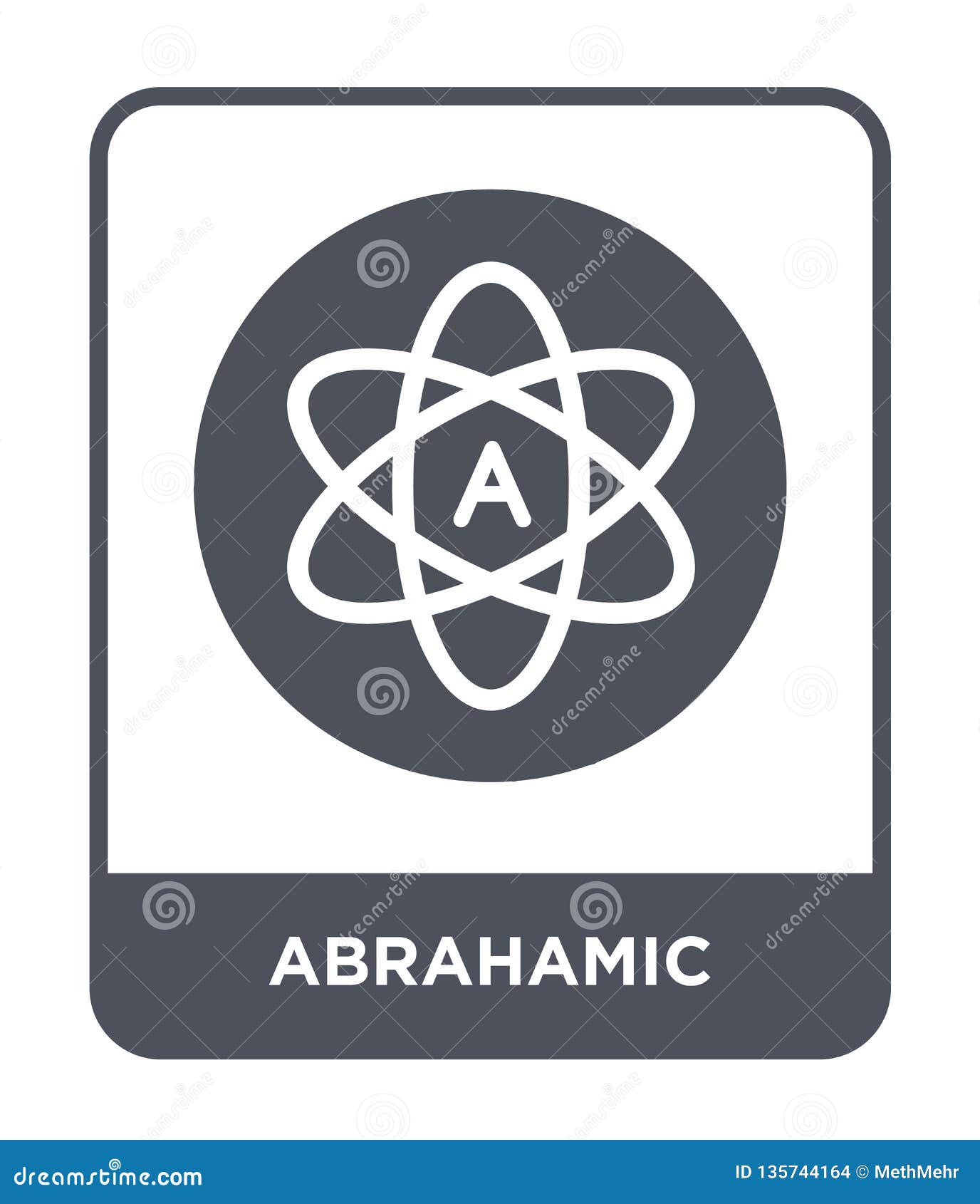 Abrahamic Icon Vector. Trendy Flat Abrahamic Icon From Religion ...
